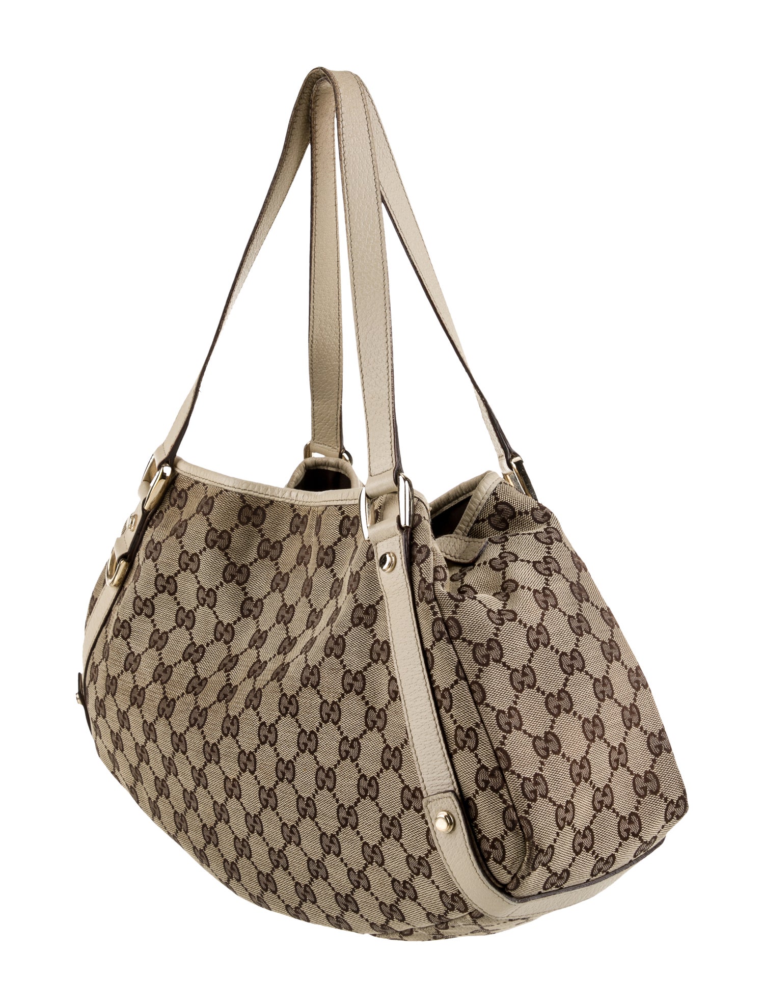 Gucci GG Canvas Britt - Brown Shoulder Bags, Handbags - GUC1810254 ...