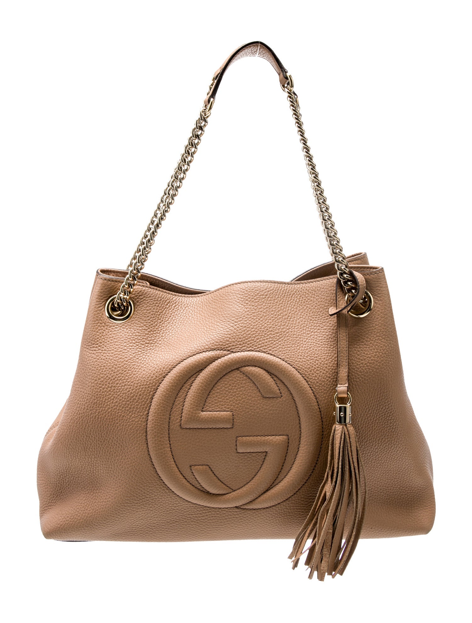 Gucci Interlocking G Soho - Brown Shoulder Bags, Handbags - GUC1782702 ...