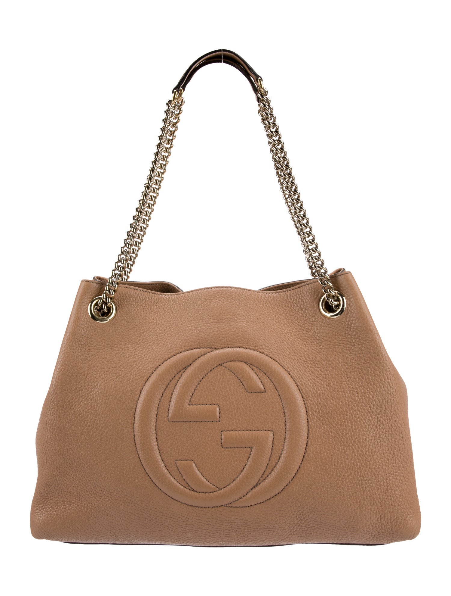 Gucci Interlocking G Soho Medium - Brown Shoulder Bags, Handbags ...