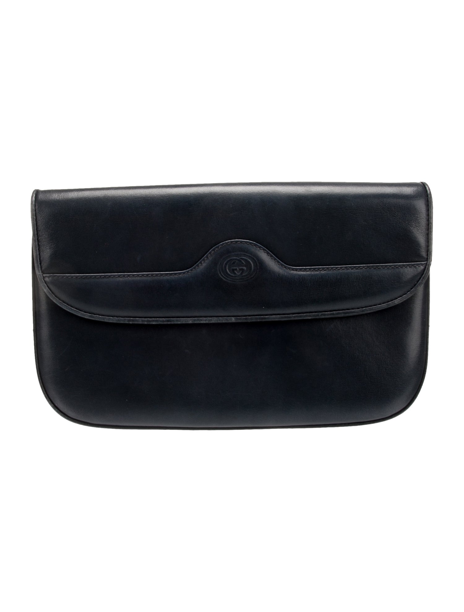 Gucci Leather Clutch - Blue Clutches, Handbags - GUC1791915 | The RealReal
