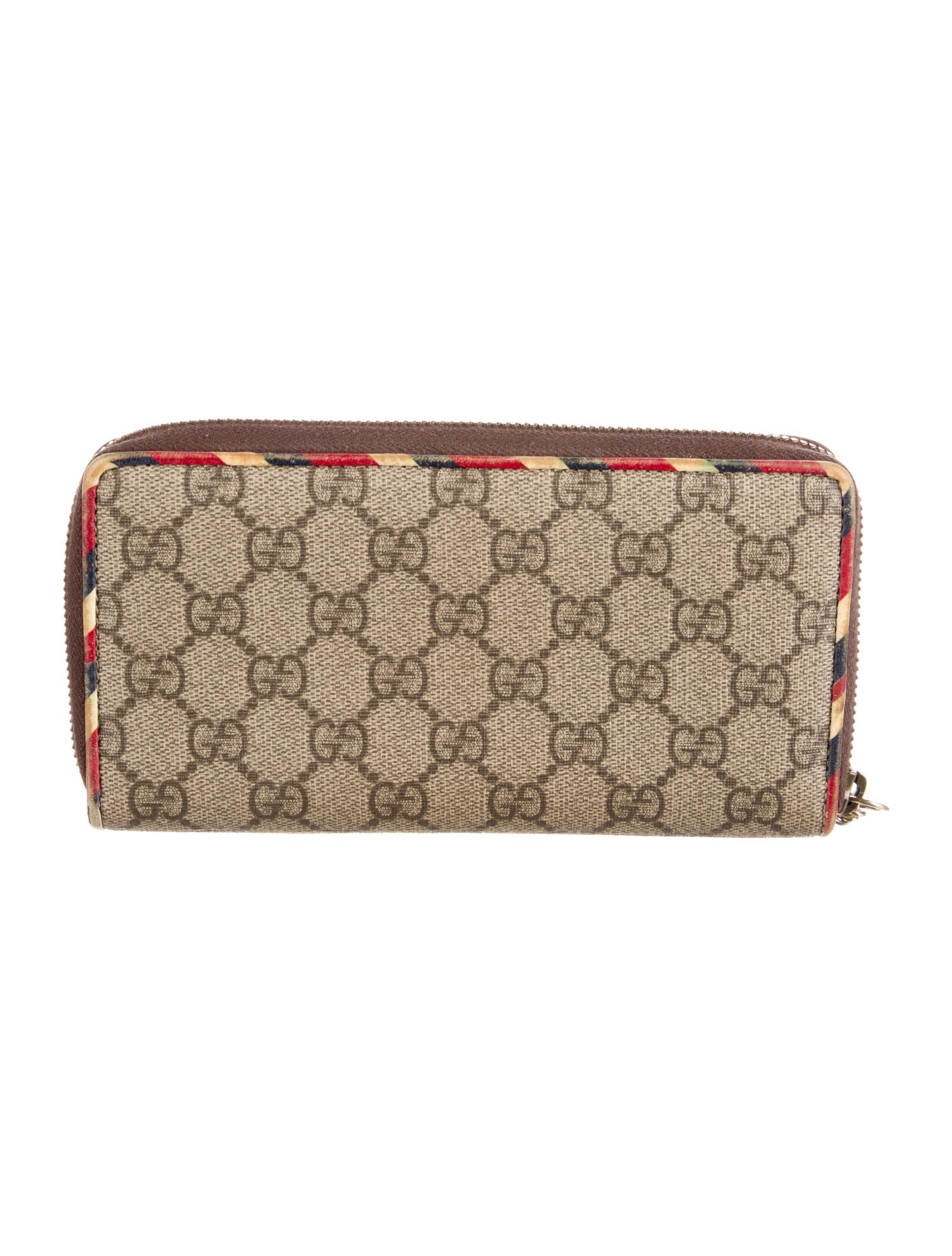 Gucci GG Supreme Continental Wallet - Pink Wallets, Accessories ...