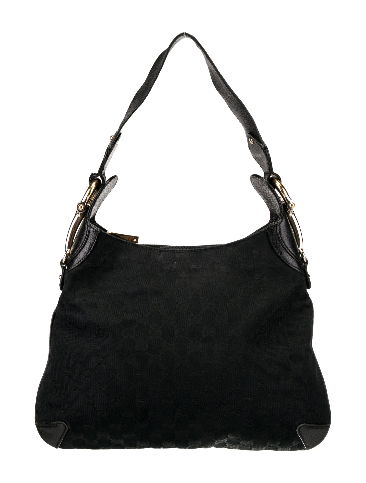 Gucci GG Canvas Creole - Black Shoulder Bags, Handbags - GUC1806854 ...