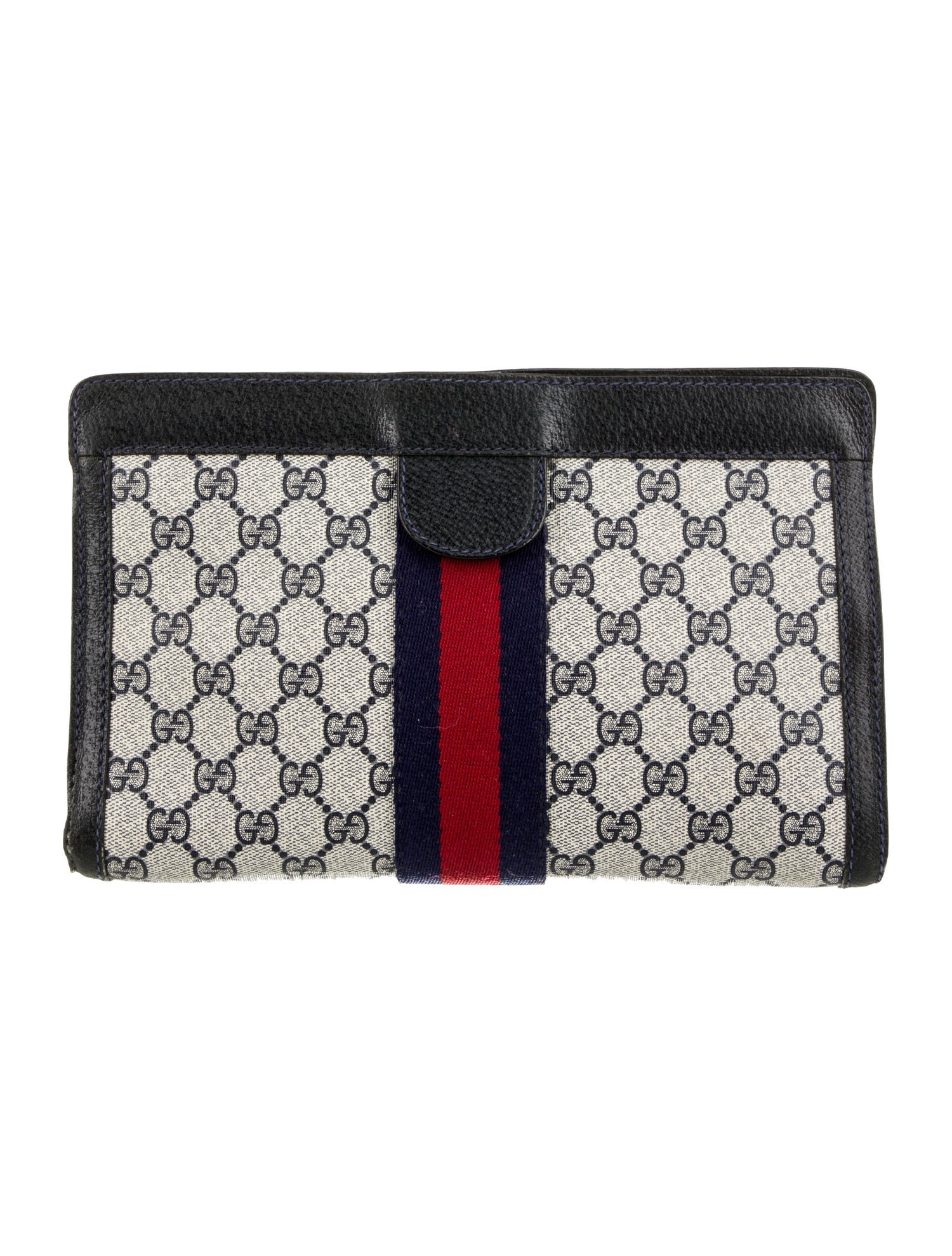 Gucci GG Plus Portfolio Vintage - Blue Clutches, Handbags - GUC1807943 ...