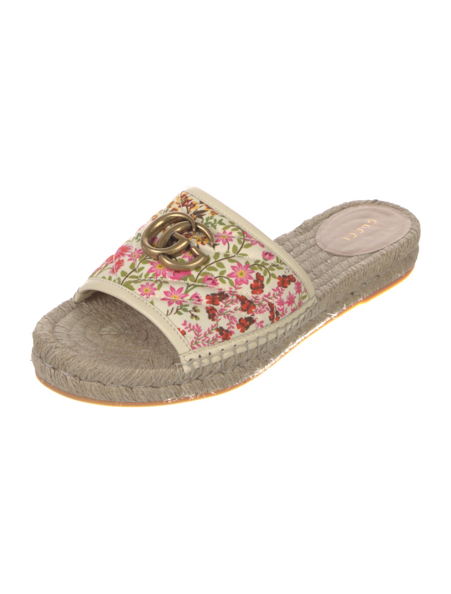 Gucci Running GG Logo Canvas Espadrilles - Neutrals Sandals, Shoes ...