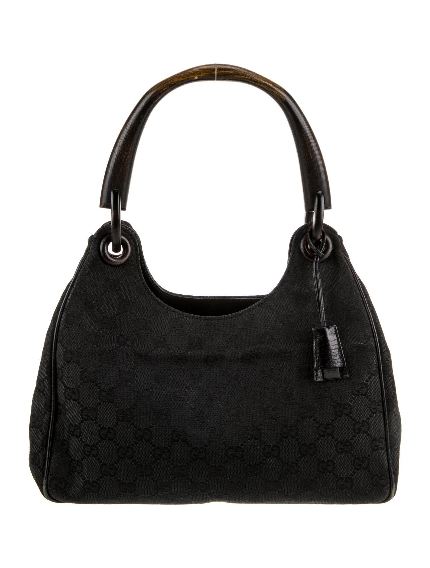 Gucci Canvas Shoulder Bag - Black Shoulder Bags, Handbags - GUC1814888 ...