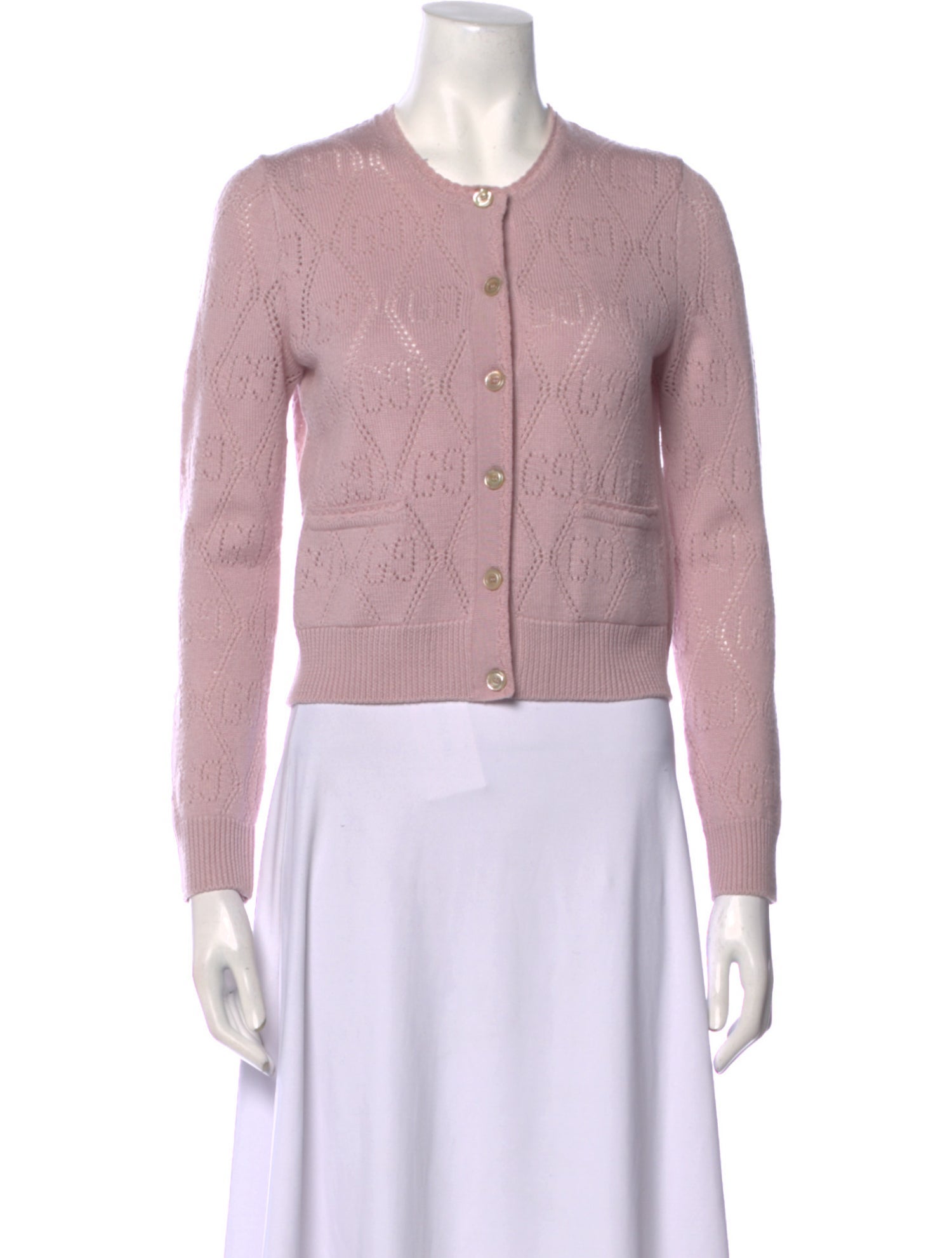 Gucci Wool Crew Neck Sweater - Pink Knitwear, Clothing - GUC1819611 ...