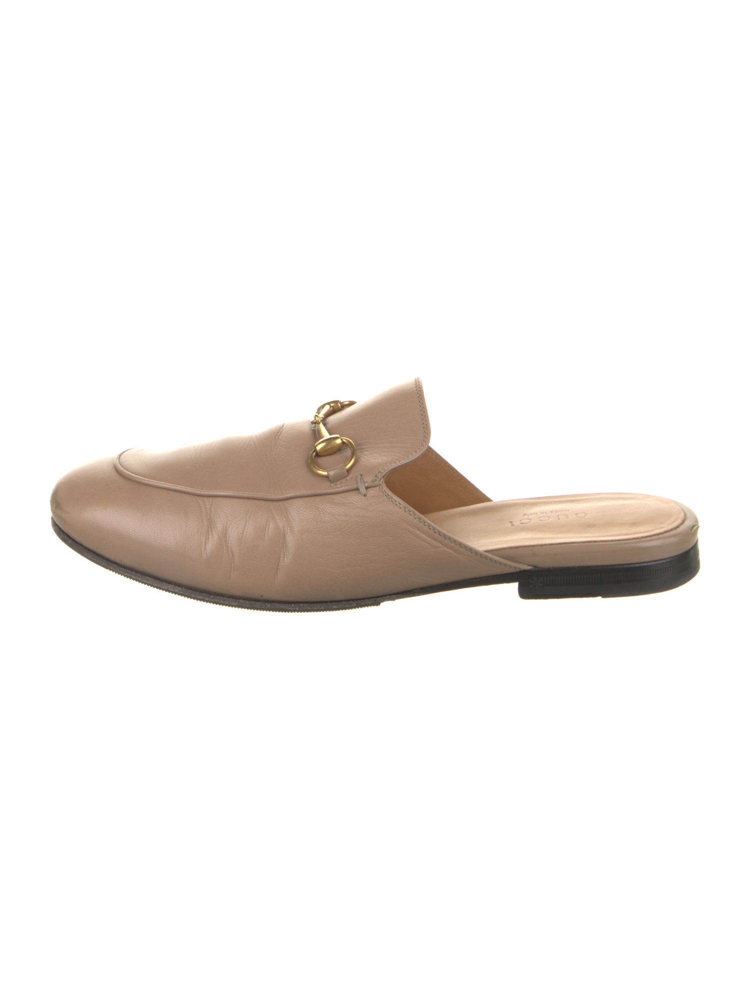 Gucci Leather Mules - Brown Flats, Shoes - GUC1819795 | The RealReal