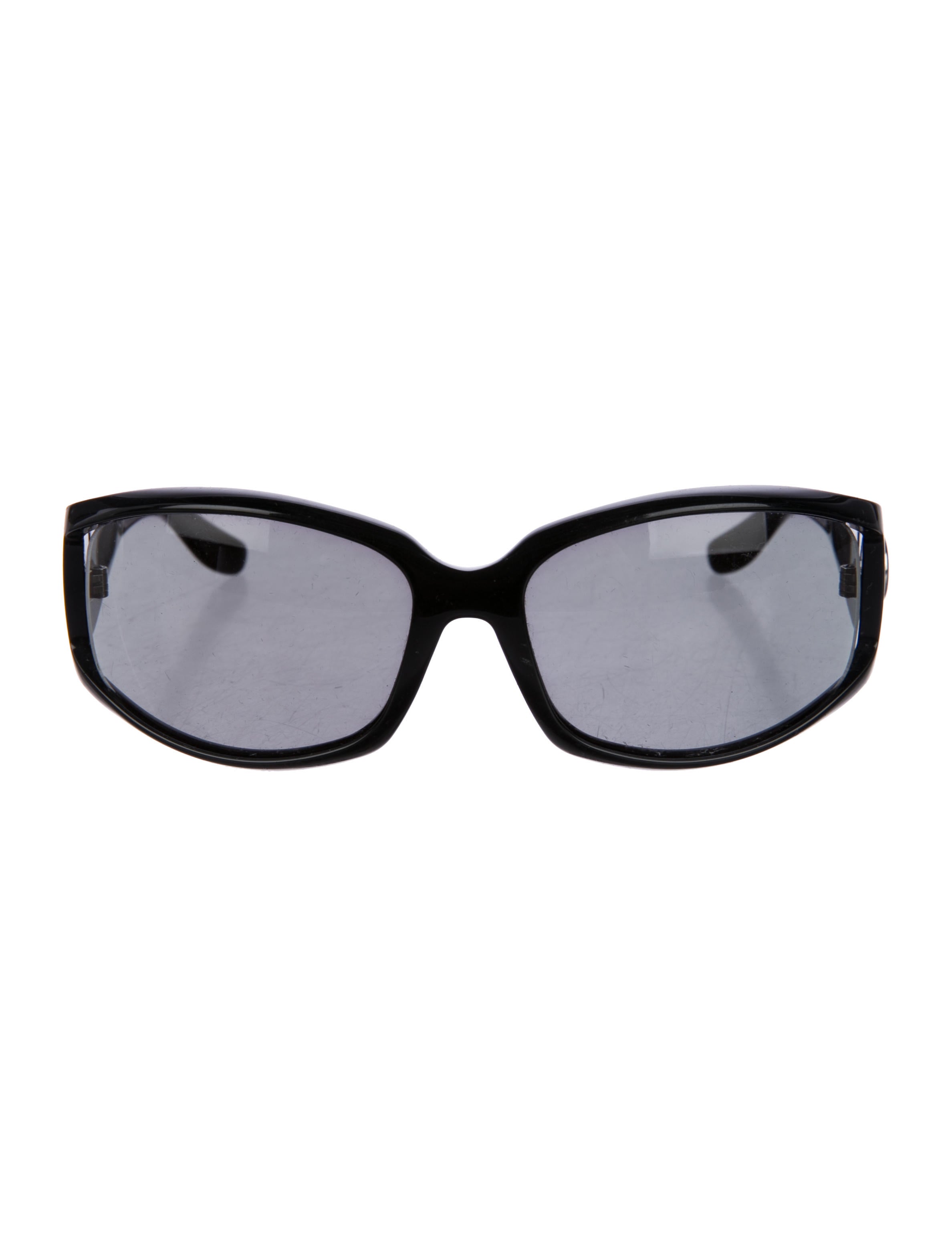 Gucci Wrap Round Tinted Sunglasses Accessories Guc183028 The Realreal
