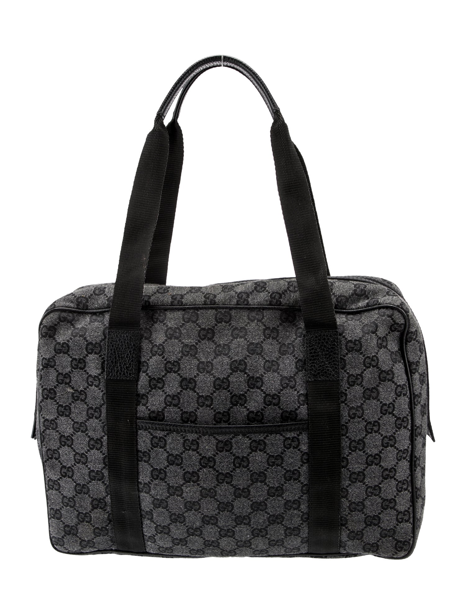 Gucci GG Canvas Weekender Bag - Grey Briefcases, Bags - GUC1837503 ...