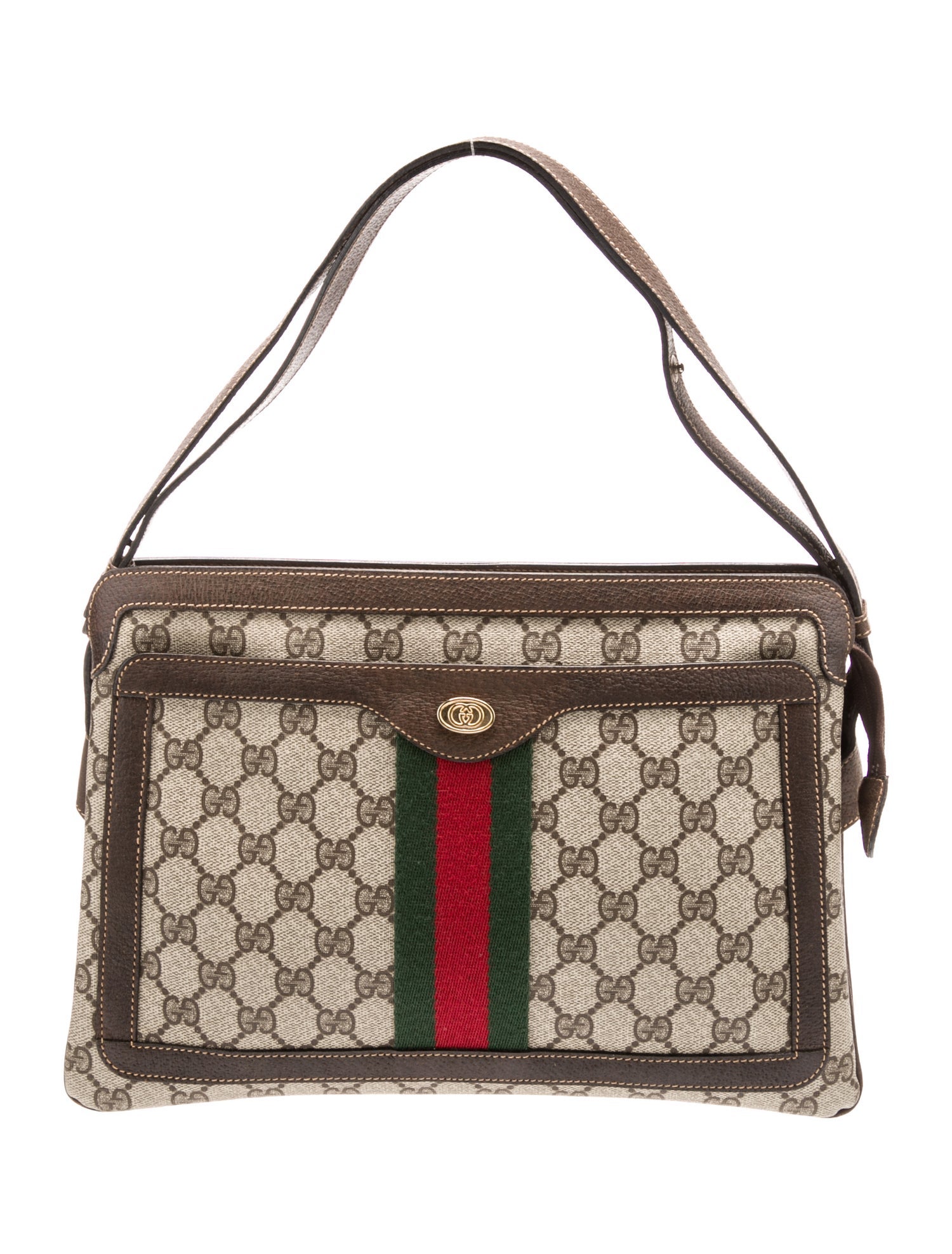 Gucci GG Supreme Shoulder Bag - Neutrals Shoulder Bags, Handbags ...