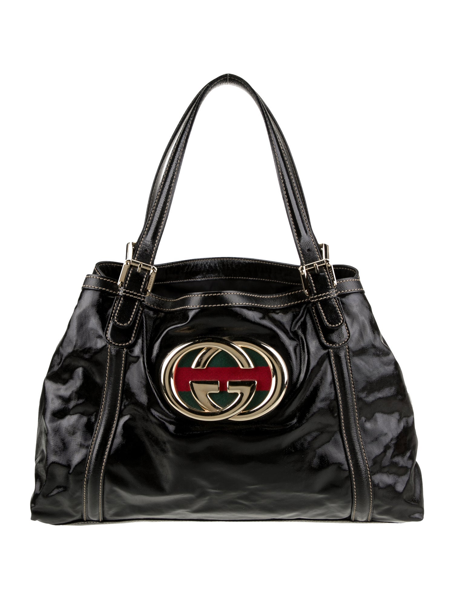 Gucci Web Britt Medium - Black Totes, Handbags - GUC1850849 | The RealReal