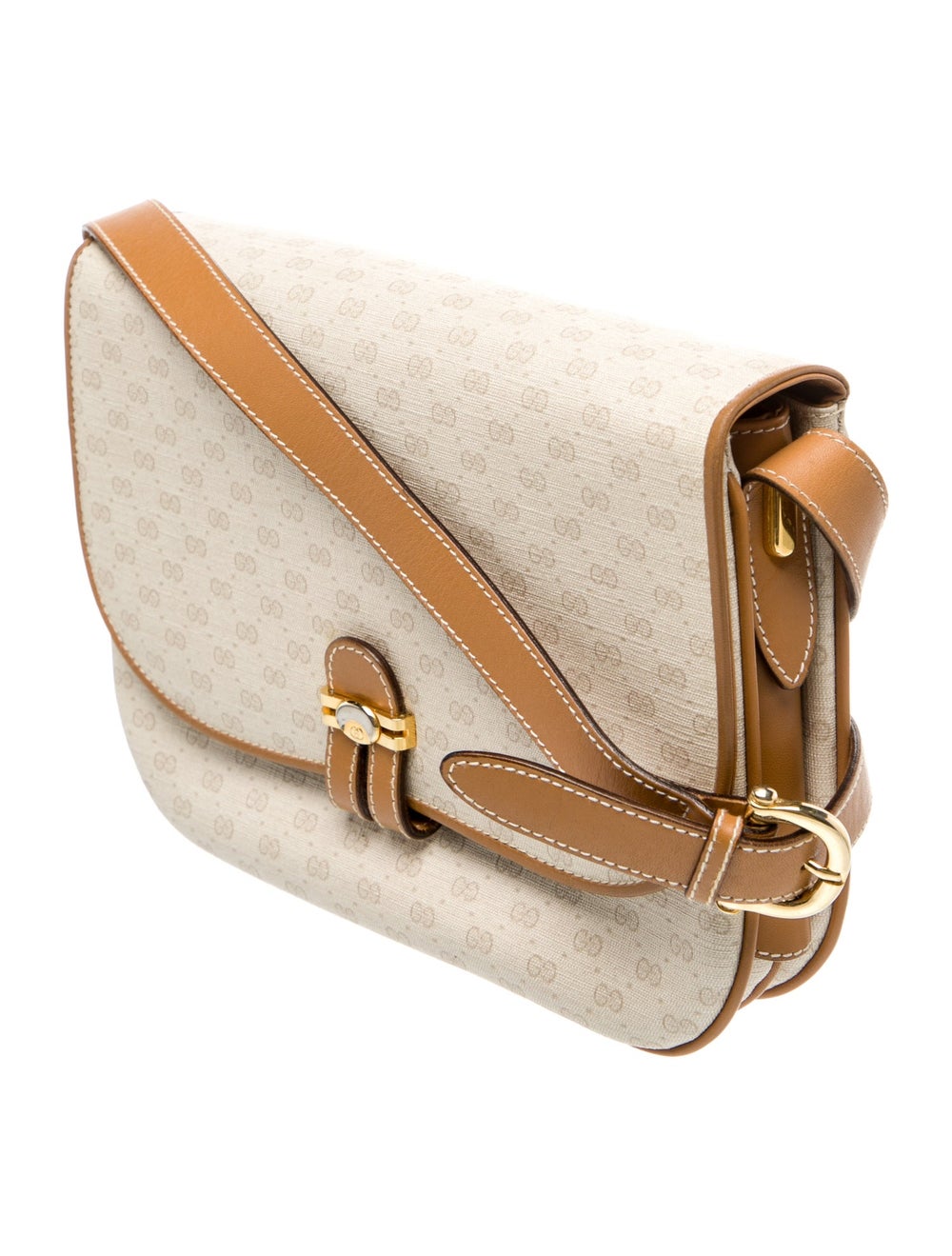 Gucci Micro GG Monogram Crossbody Bag Vintage - Neutrals Crossbody Bags ...