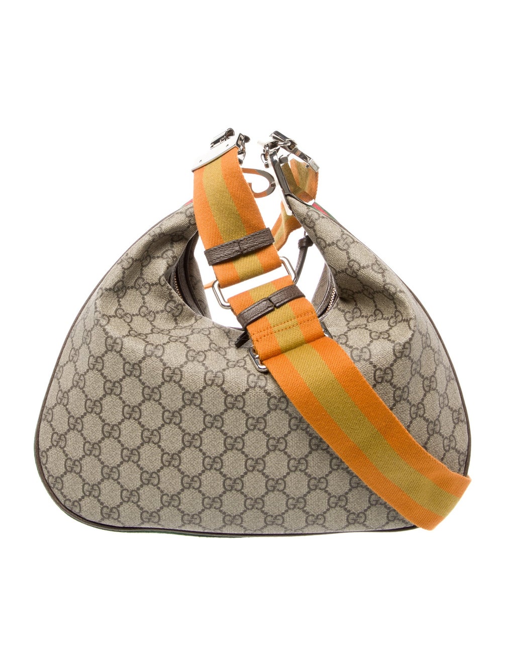 Gucci GG Supreme Attache - Brown Crossbody Bags, Handbags - GUC1924011 | The RealReal