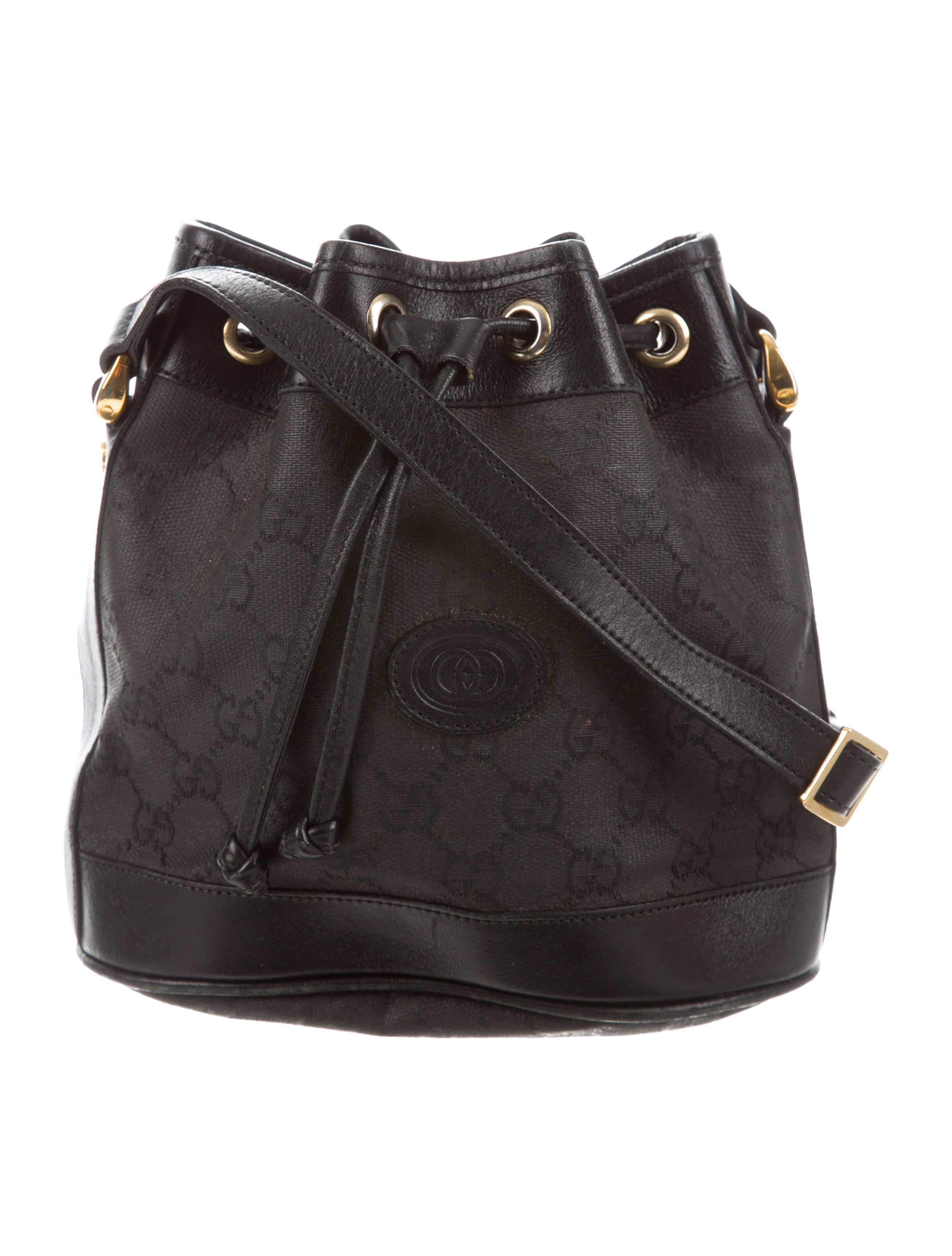 Gucci Vintage GG Mini Bucket Bag - Handbags - GUC258541 | The RealReal