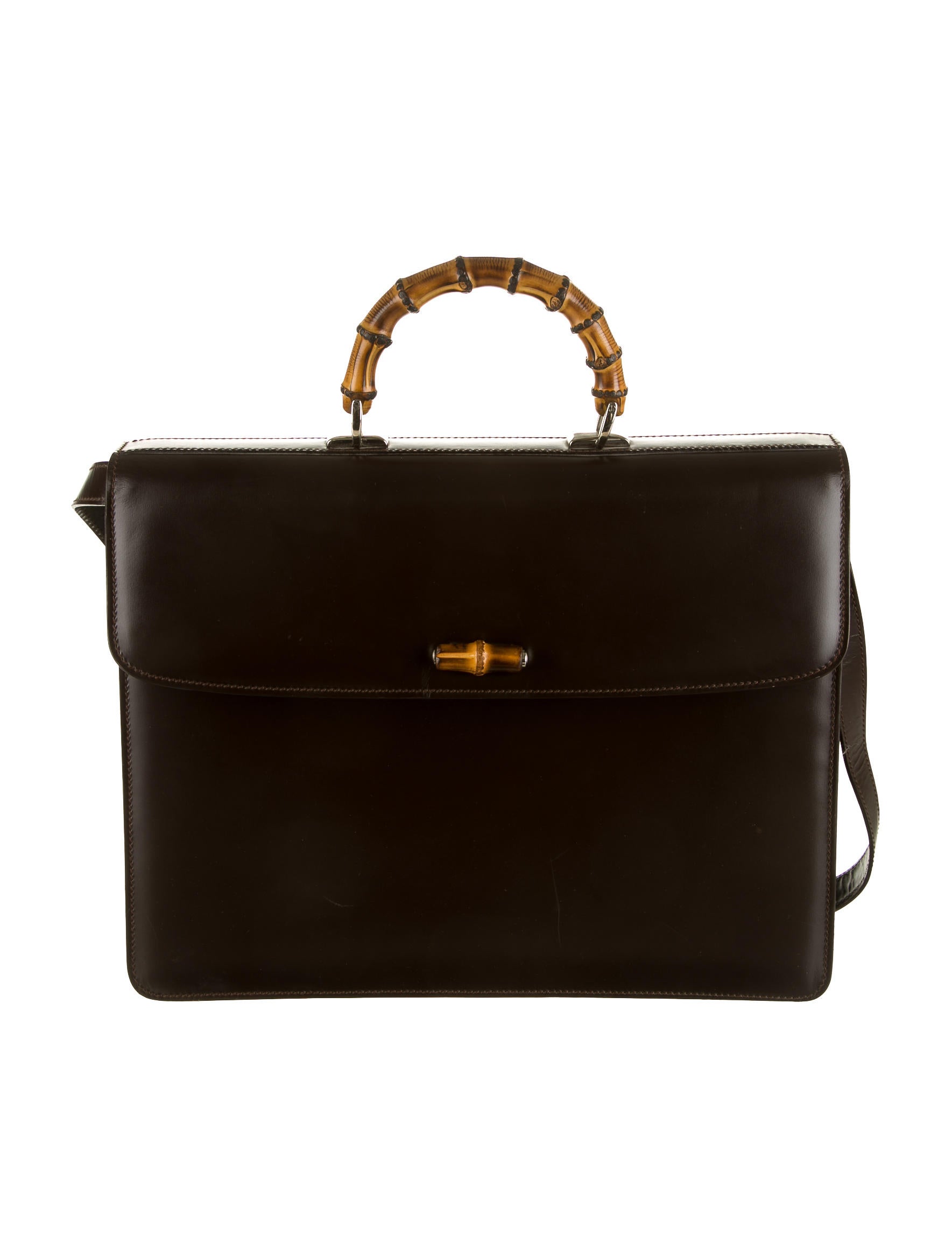 Gucci Bamboo Briefcase - Bags - GUC41916 | The RealReal