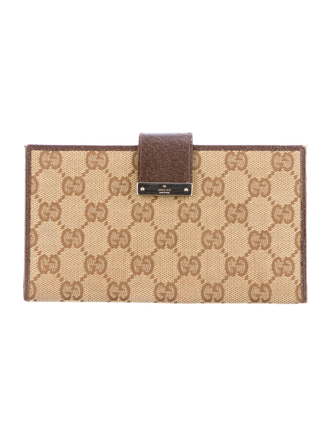 Gucci GG Canvas Checkbook Cover - Accessories - GUC43138 | The RealReal