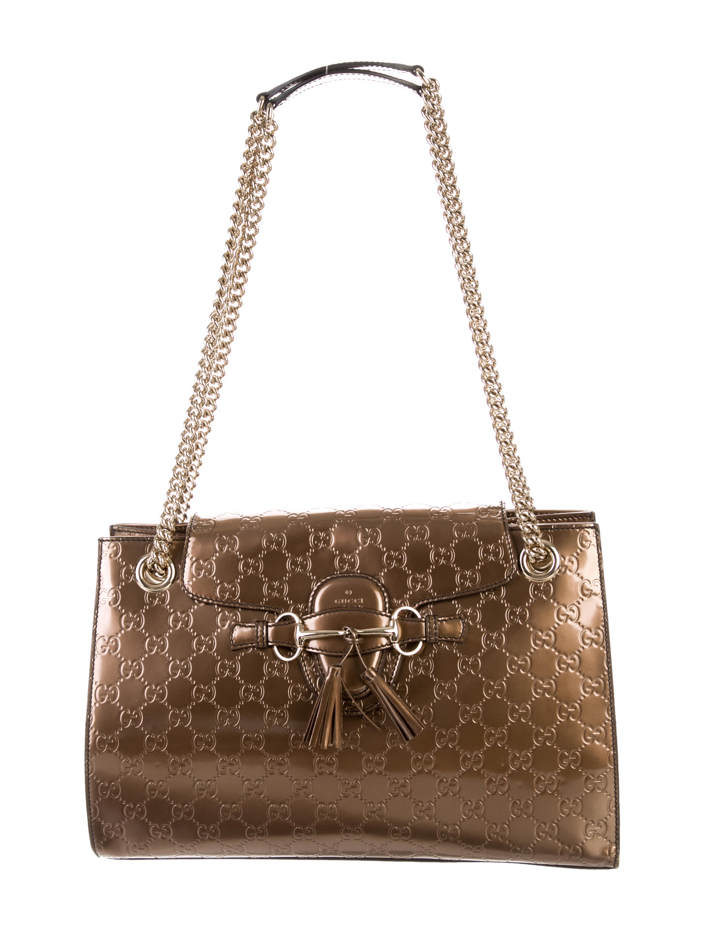 Gucci Signature Large Shoulder Bag | semashow.com