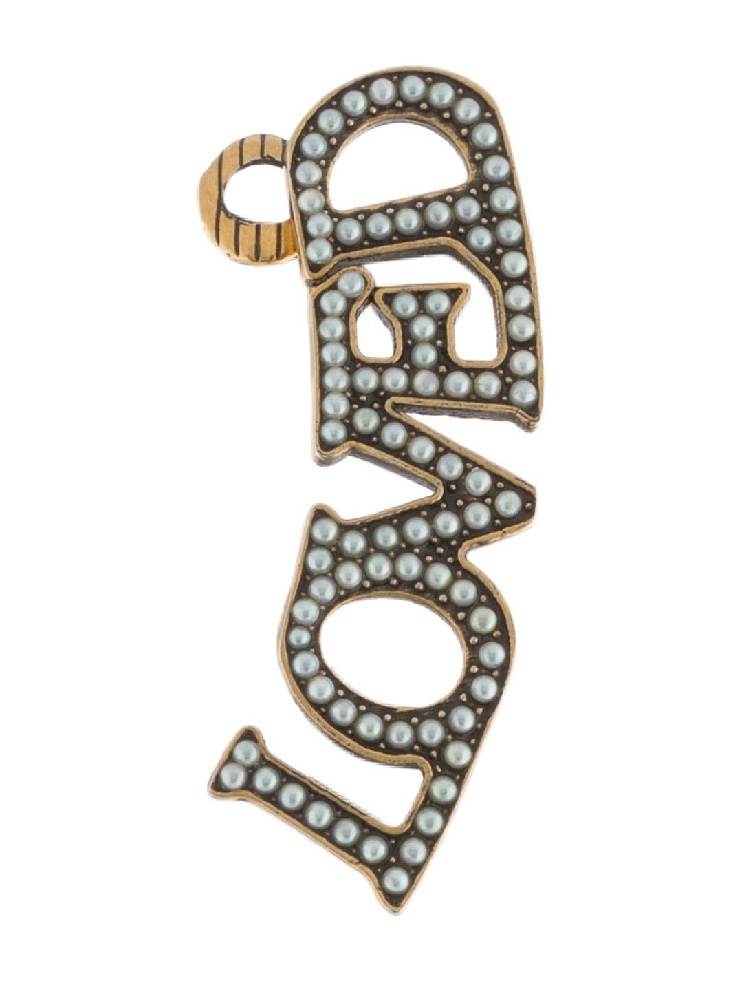 Gucci Faux Pearl 'Loved' Single Ear Cuff - Earrings - GUC480740 | The ...