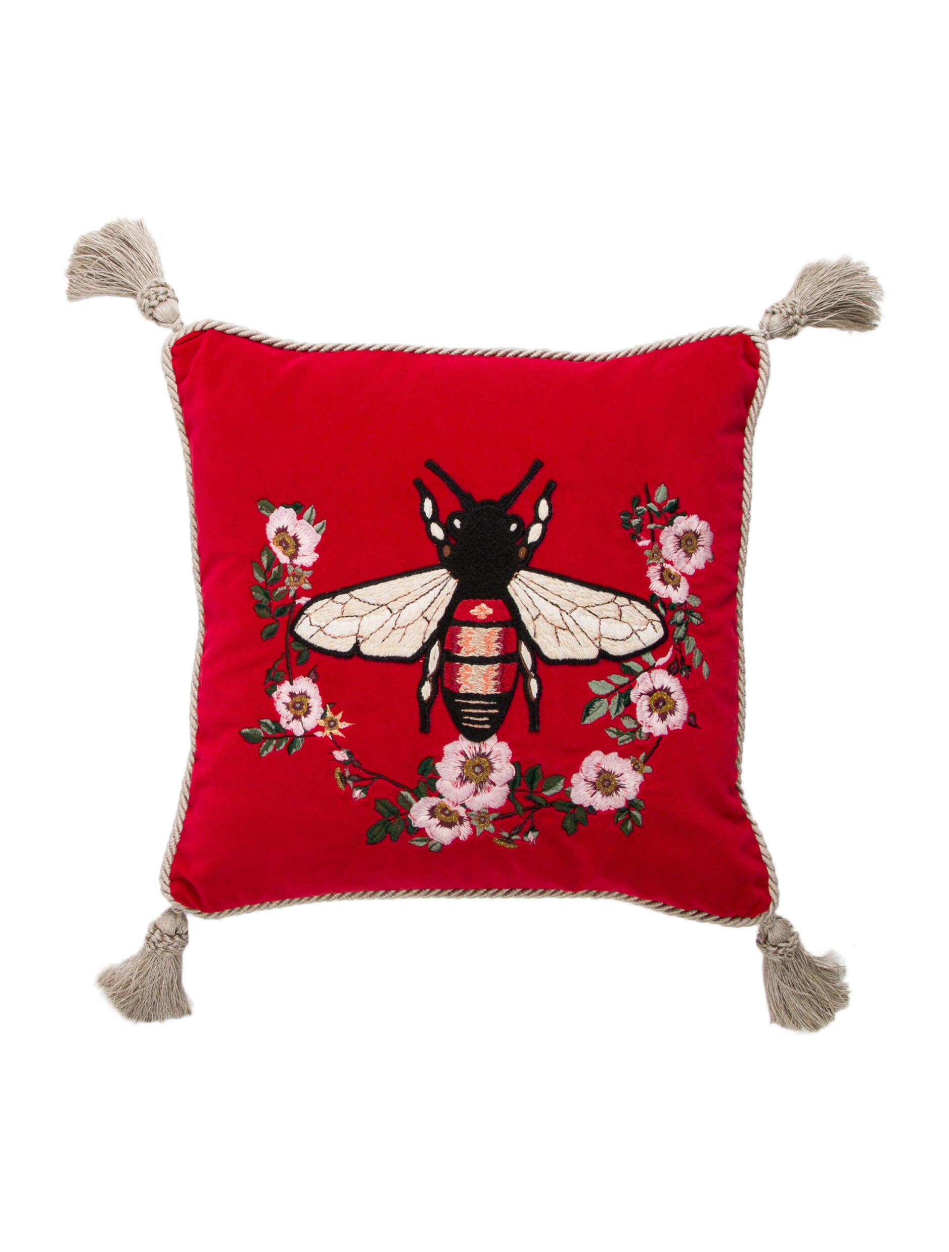 Gucci Silk Bee Throw Pillow - Pillows & Throws - GUC515591 | The RealReal
