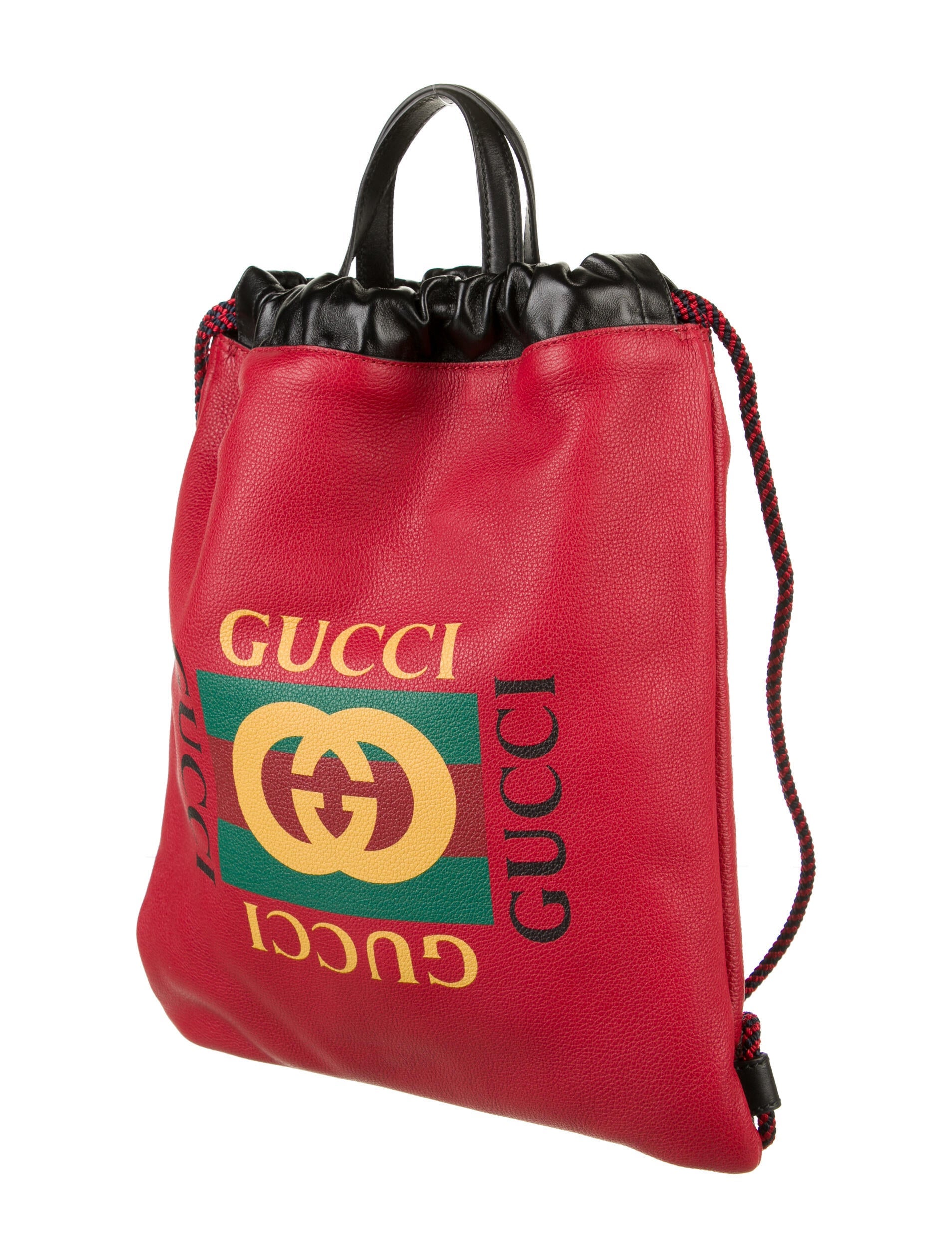 Gucci Interlocking G Backpack - Red Backpacks, Handbags - GUC901288 ...