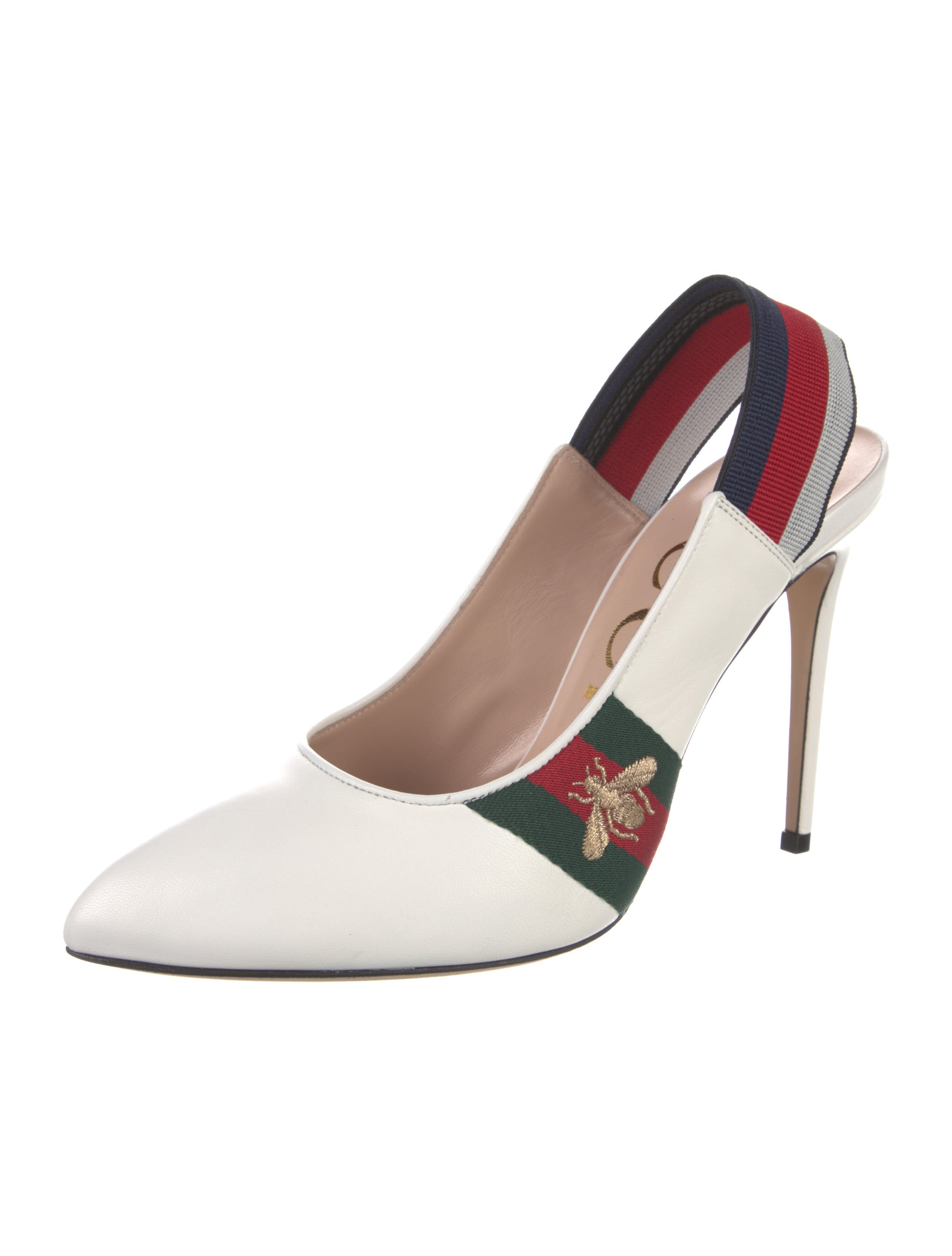 Gucci Leather Marmont Pumps - Brown Pumps, Shoes - GUC145981 | The RealReal