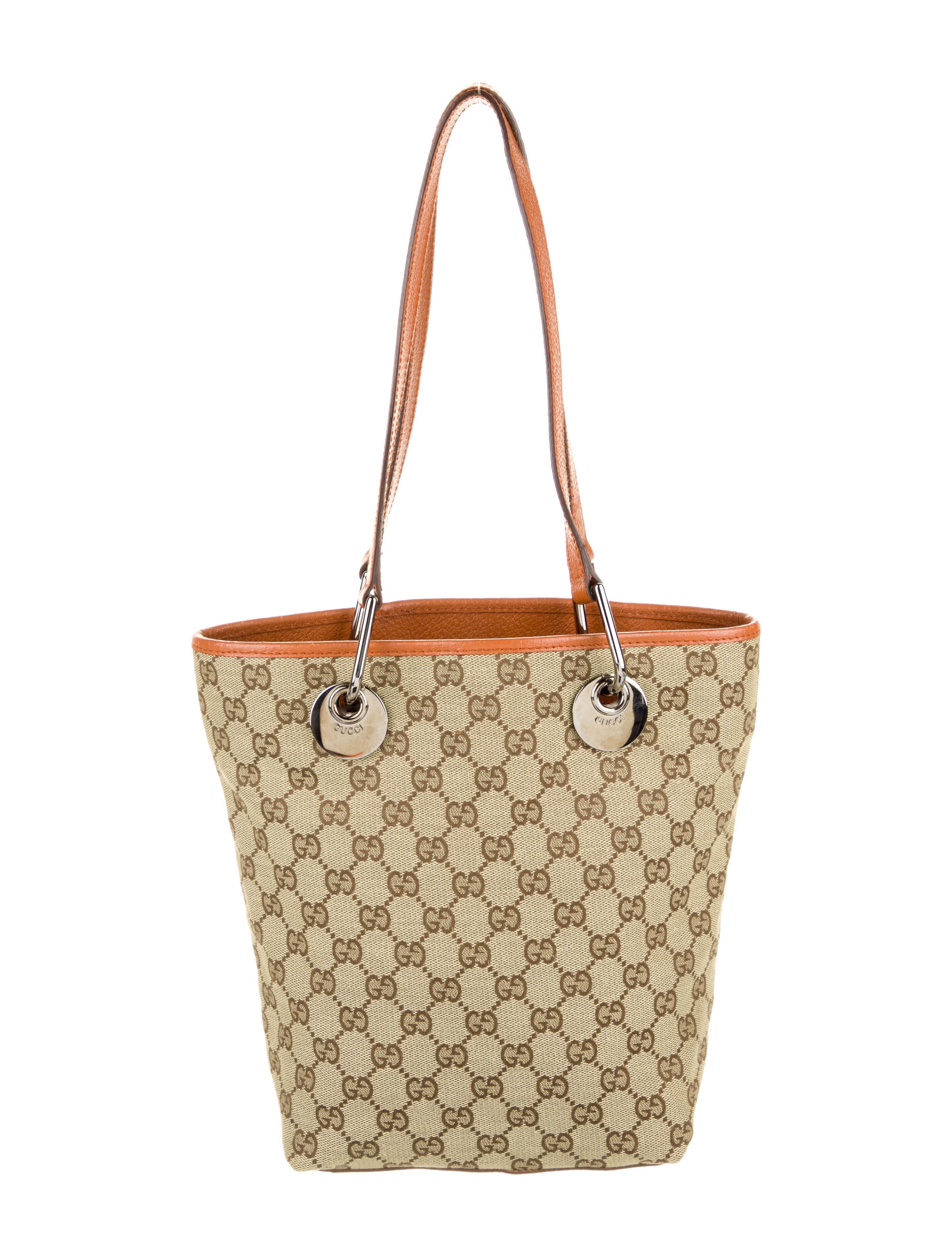 Gucci Perforated Bucket Bag - Neutrals Bucket Bags, Handbags ...