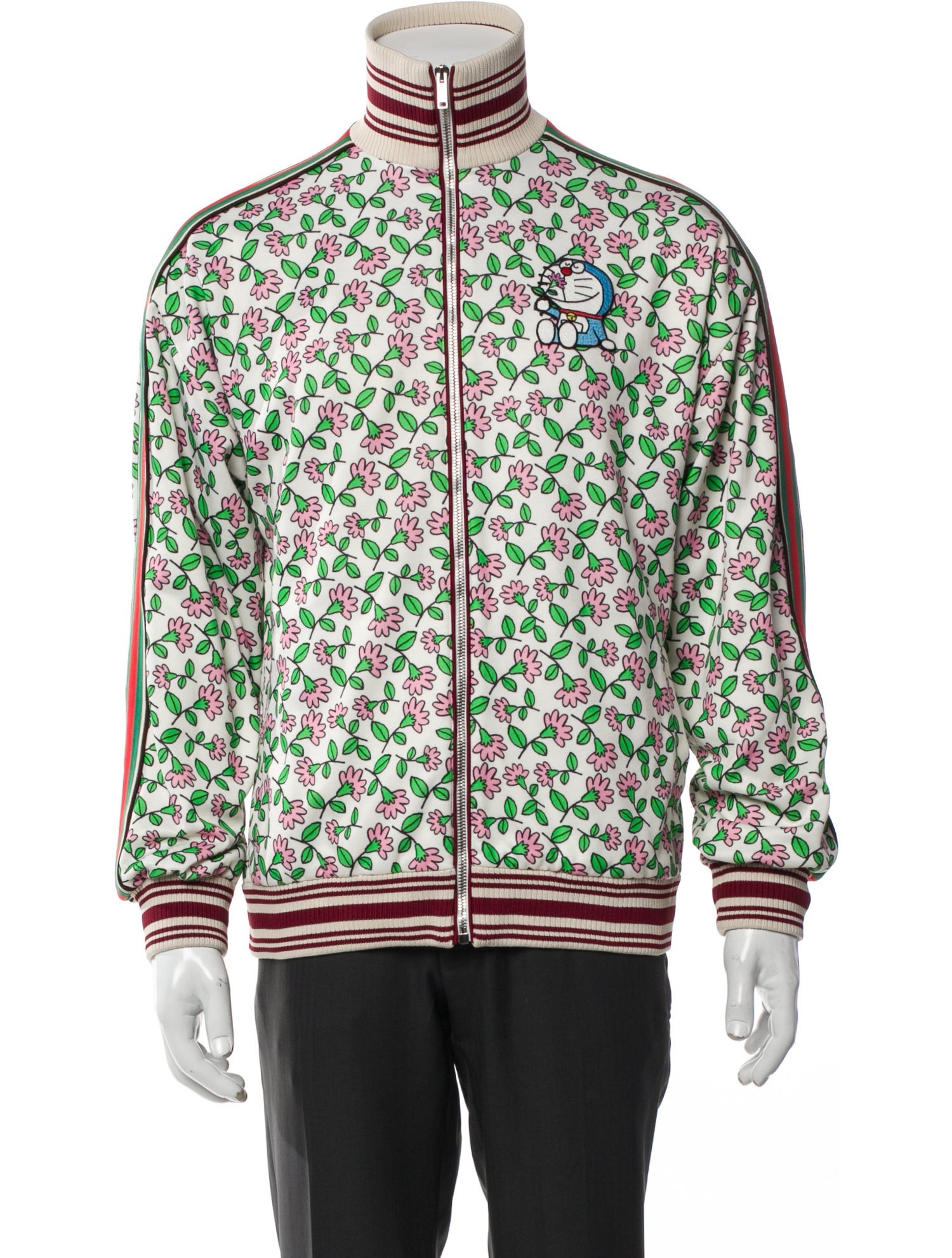 Gucci x Doraemon 2021 Web Accent Windbreaker - Outerwear, Clothing ...