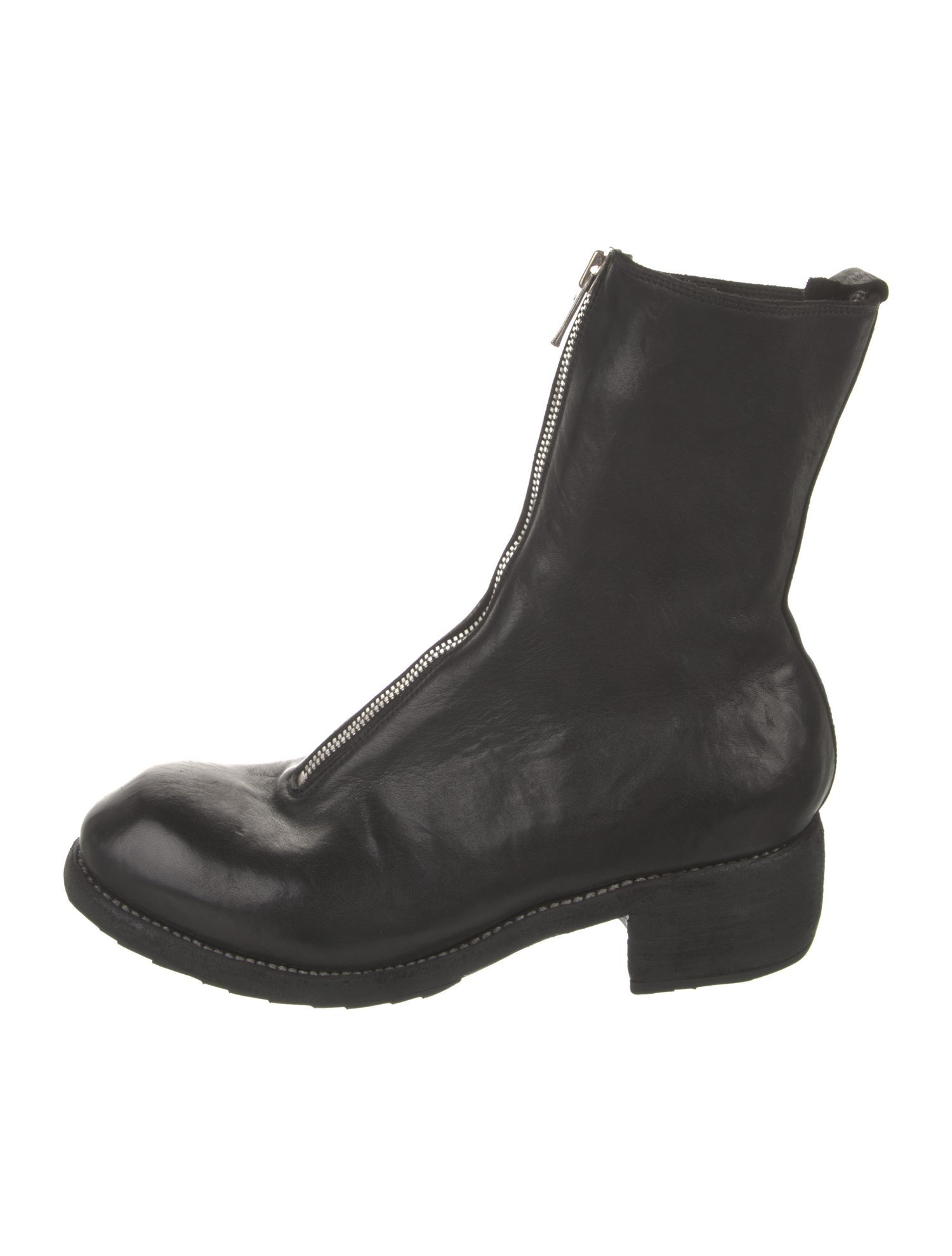 Guidi PL2 Horse Full Grain Leather Combat Boots - Black Boots, Shoes ...