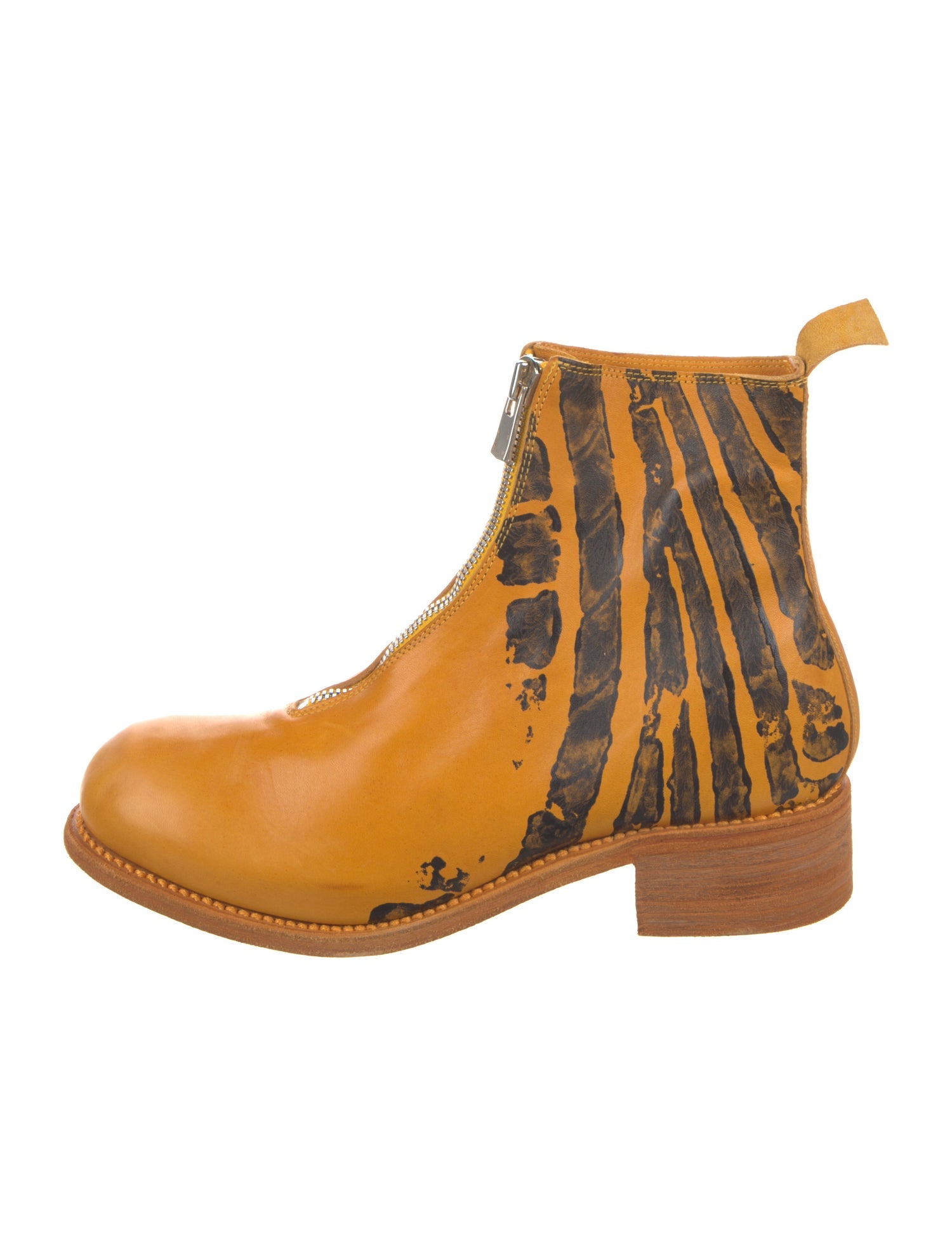 Guidi Horse Full Grain Leather Chelsea Boots w/ Tags - Orange Boots ...