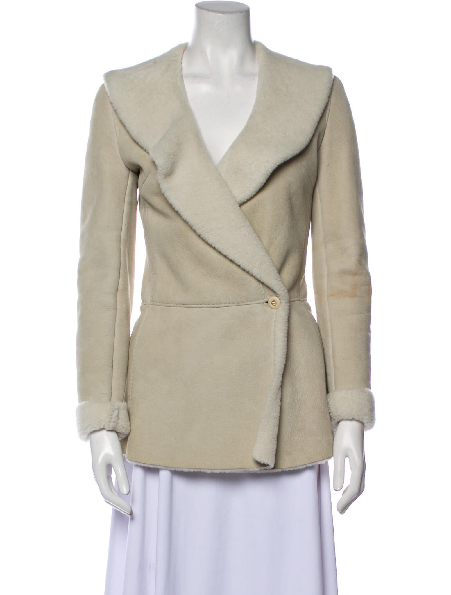 Gianni Versace Vintage Late 1980's - Early 1990's Fur Jacket - Green ...