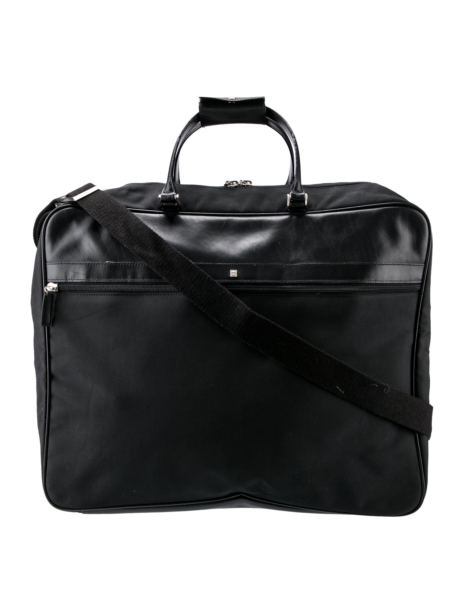 Gianni Versace Nylon Luggage Bag - Black Luggage and Travel, Handbags ...