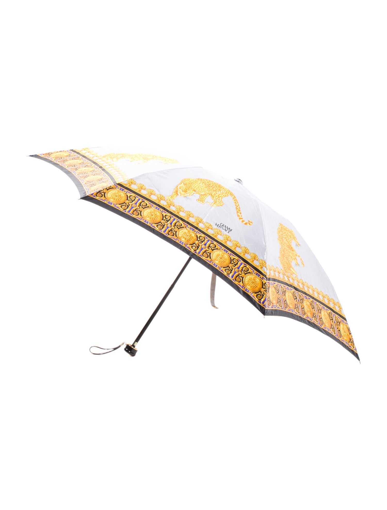 Gianni Versace Patterned Umbrella - Grey Umbrellas, Accessories ...
