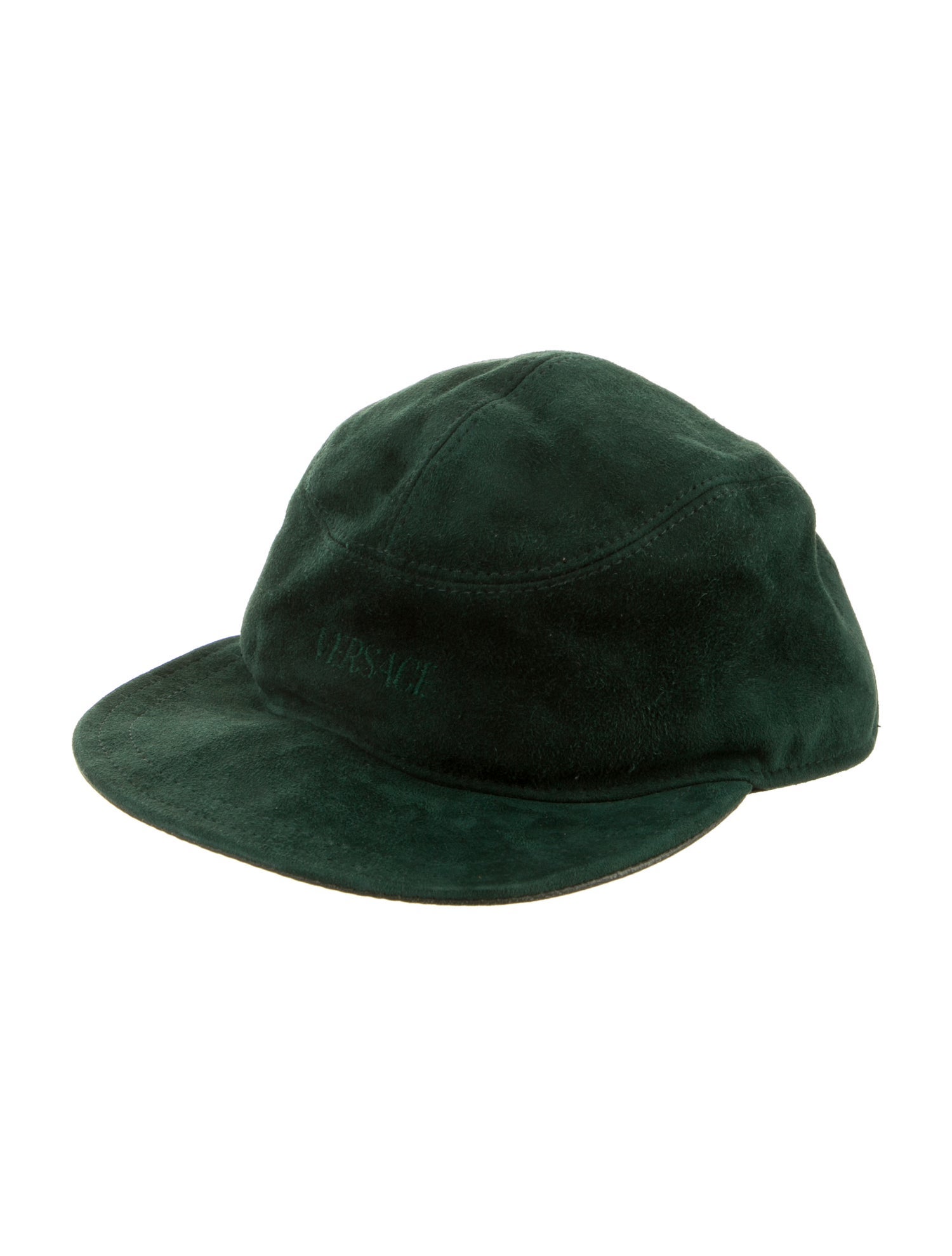 Gianni Versace Leather Cap - Green Hats, Accessories - GVE53266 | The ...