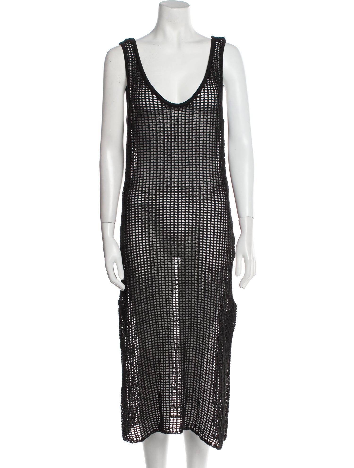 Haight Lace Pattern Midi Length Dress w/ Tags - Black Dresses, Clothing ...