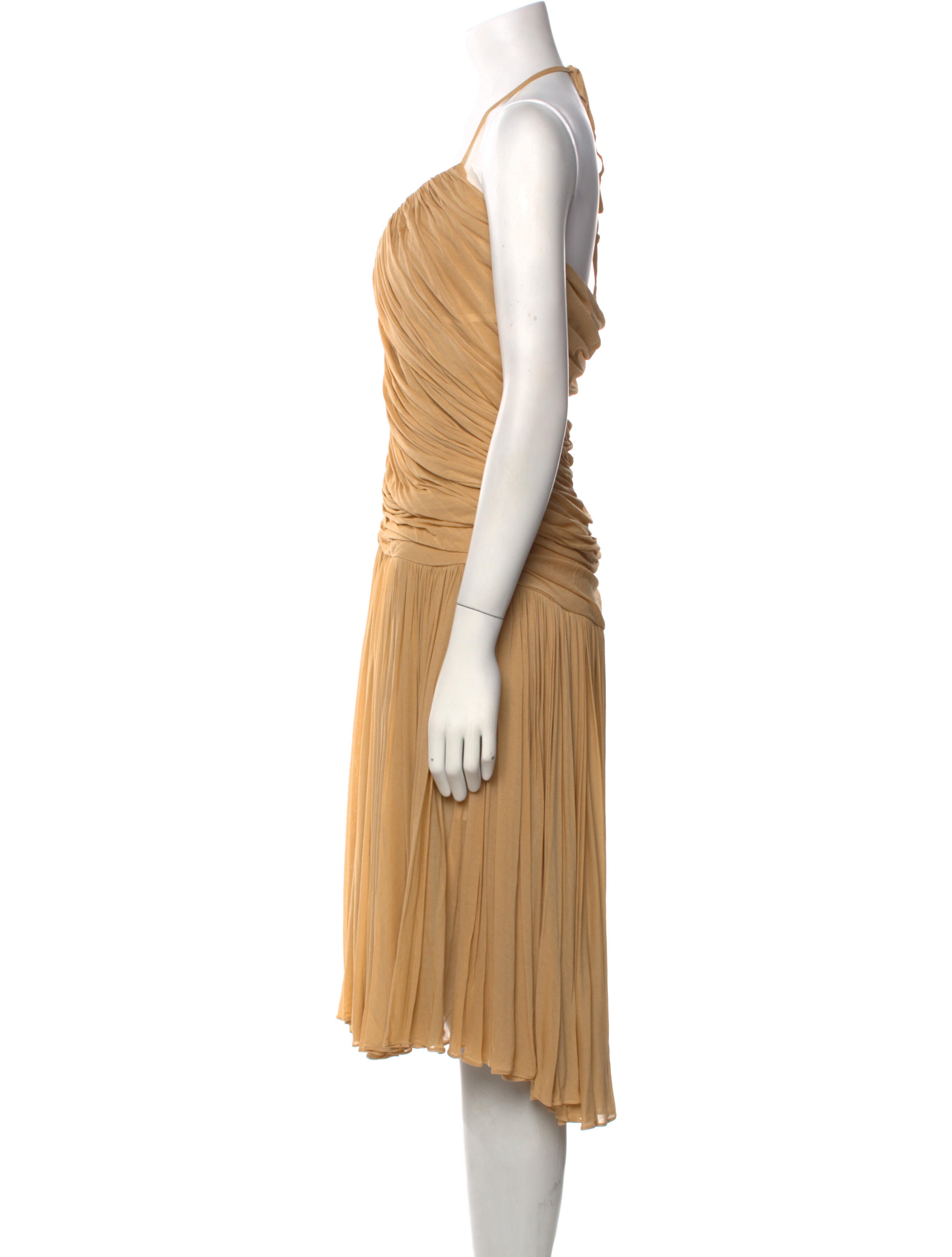Halston Vintage Long Dress - Neutrals Dresses, Clothing - HAL29333 ...