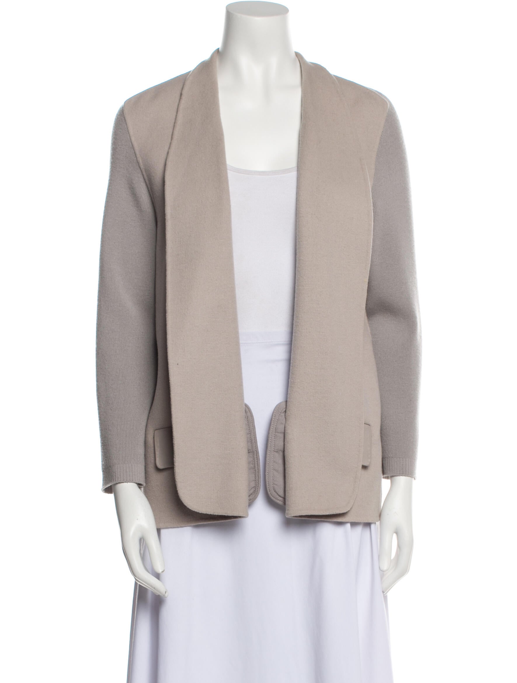 Halston Jacket - Neutrals Jackets, Clothing - HAL31439 | The RealReal