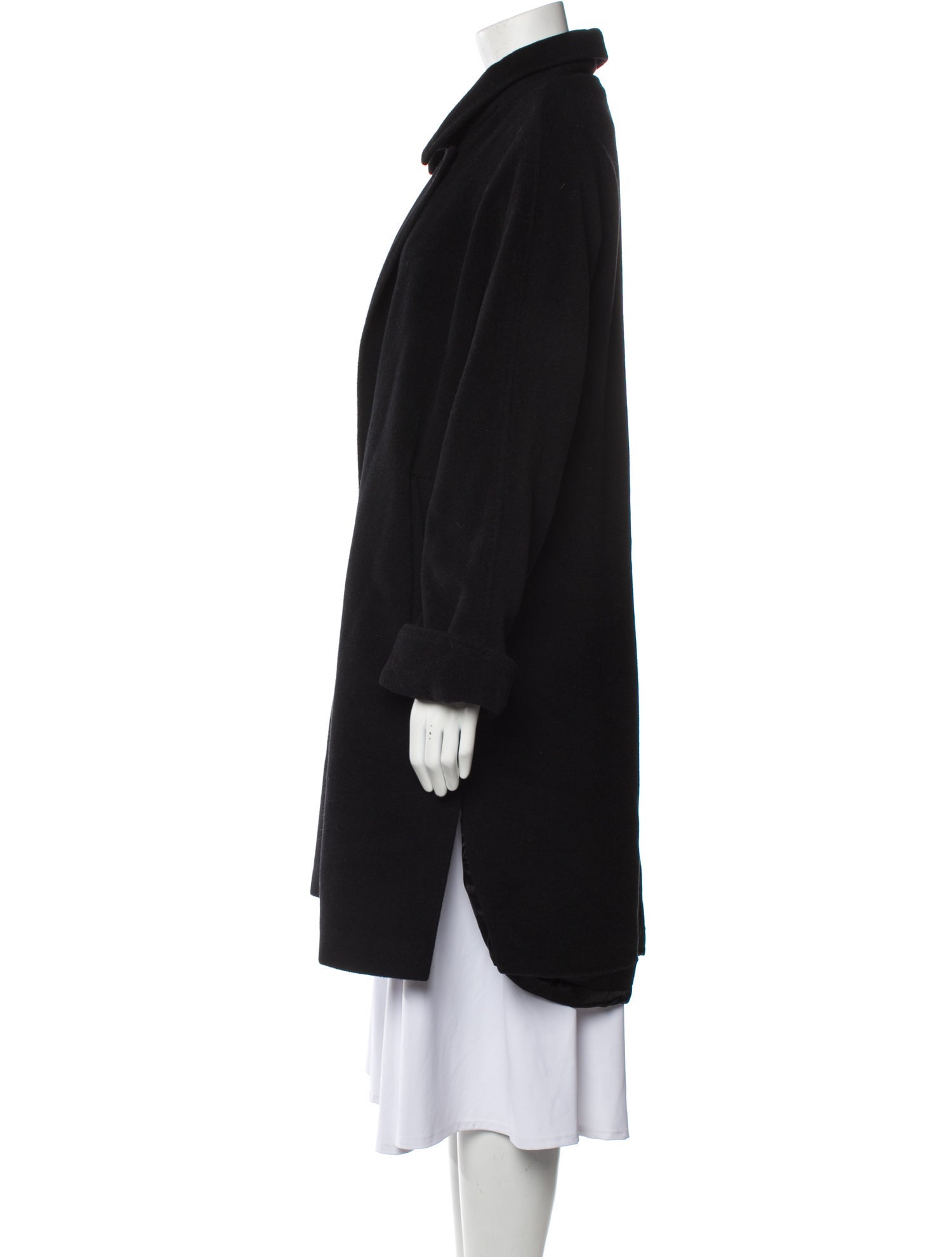 Halston Coat - Black Coats, Clothing - HAL34571 | The RealReal