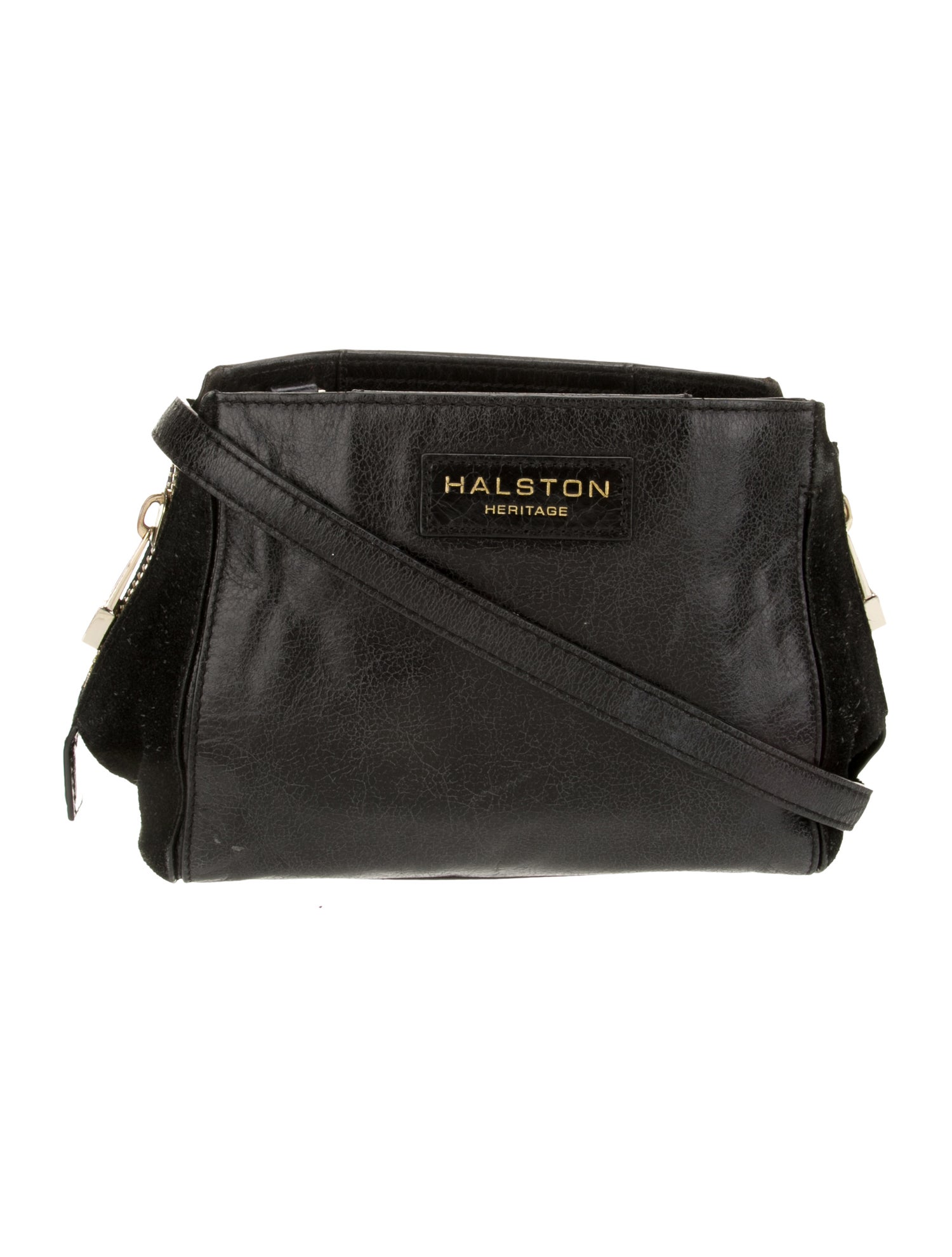 Halston Leather Crossbody Bag - Black Crossbody Bags, Handbags ...