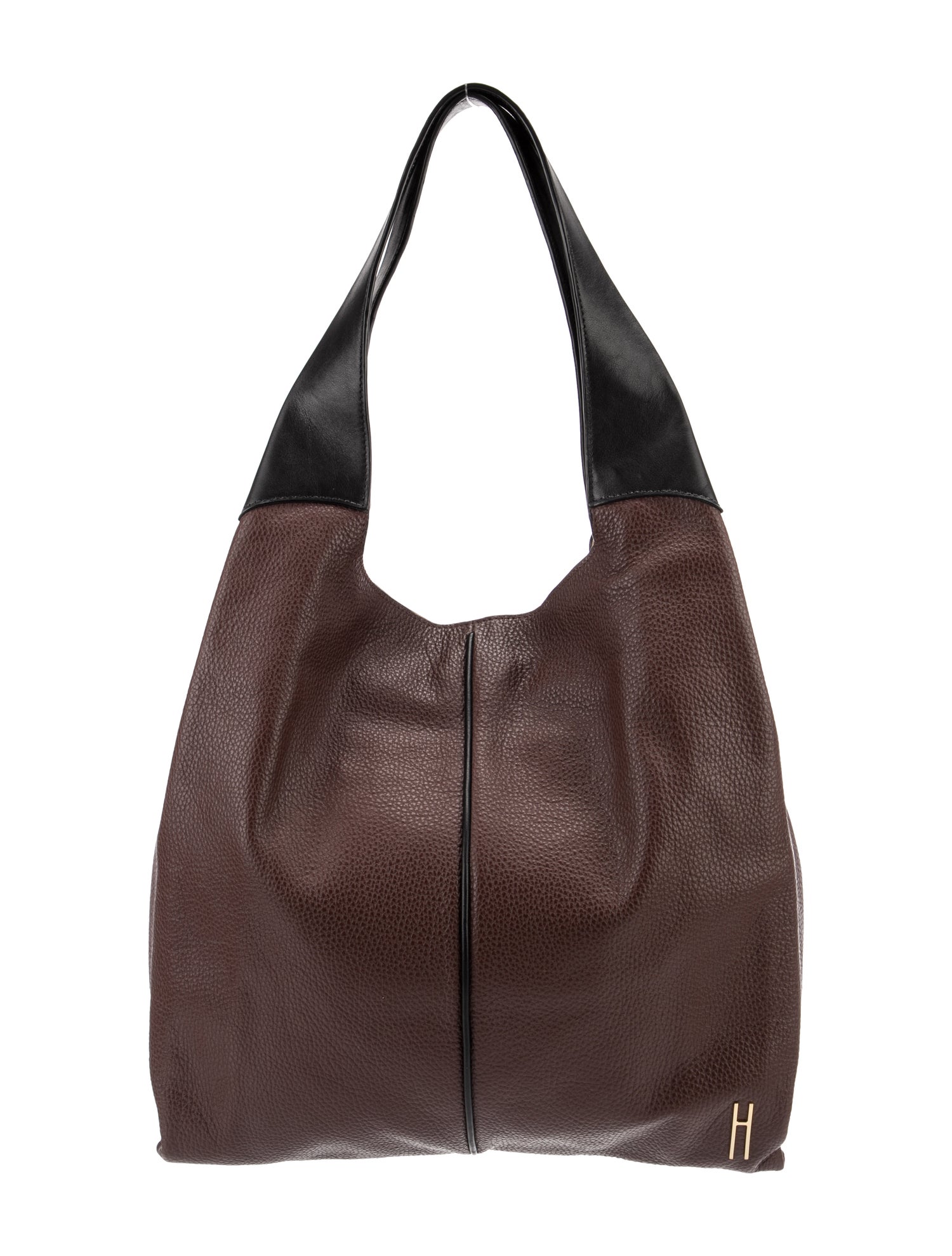 Halston Leather Shoulder Bag - Brown Shoulder Bags, Handbags - HAL39217 ...