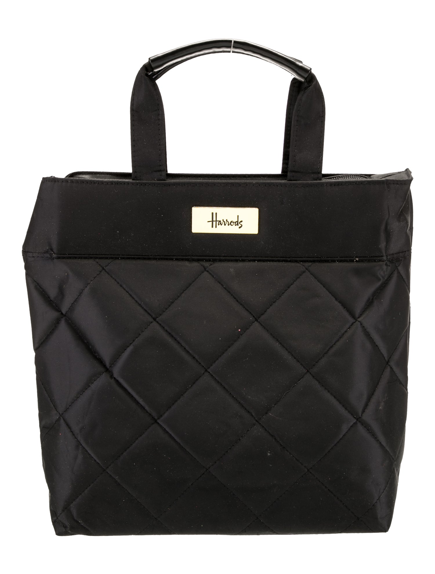 Harrods of London Nylon Handle Bag - Black Handle Bags, Handbags ...
