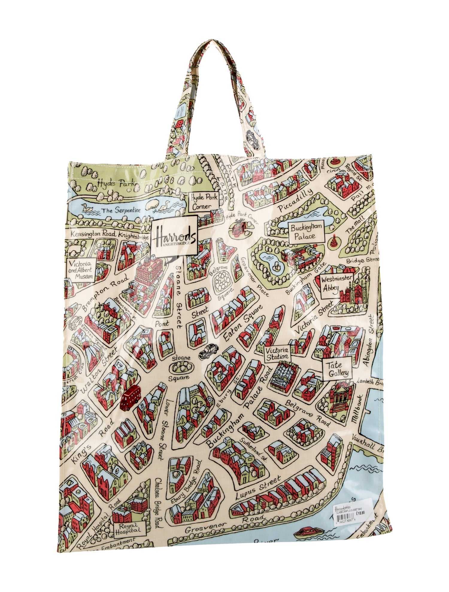 Harrods of London Vinyl Tote - Neutrals Totes, Handbags - HARDL20574 ...