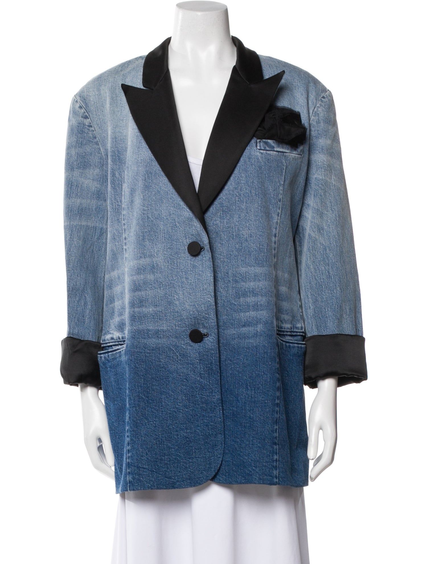 Hellessy Colorblock Pattern Blazer - Blue Jackets, Clothing - HELLE24399 | The RealReal
