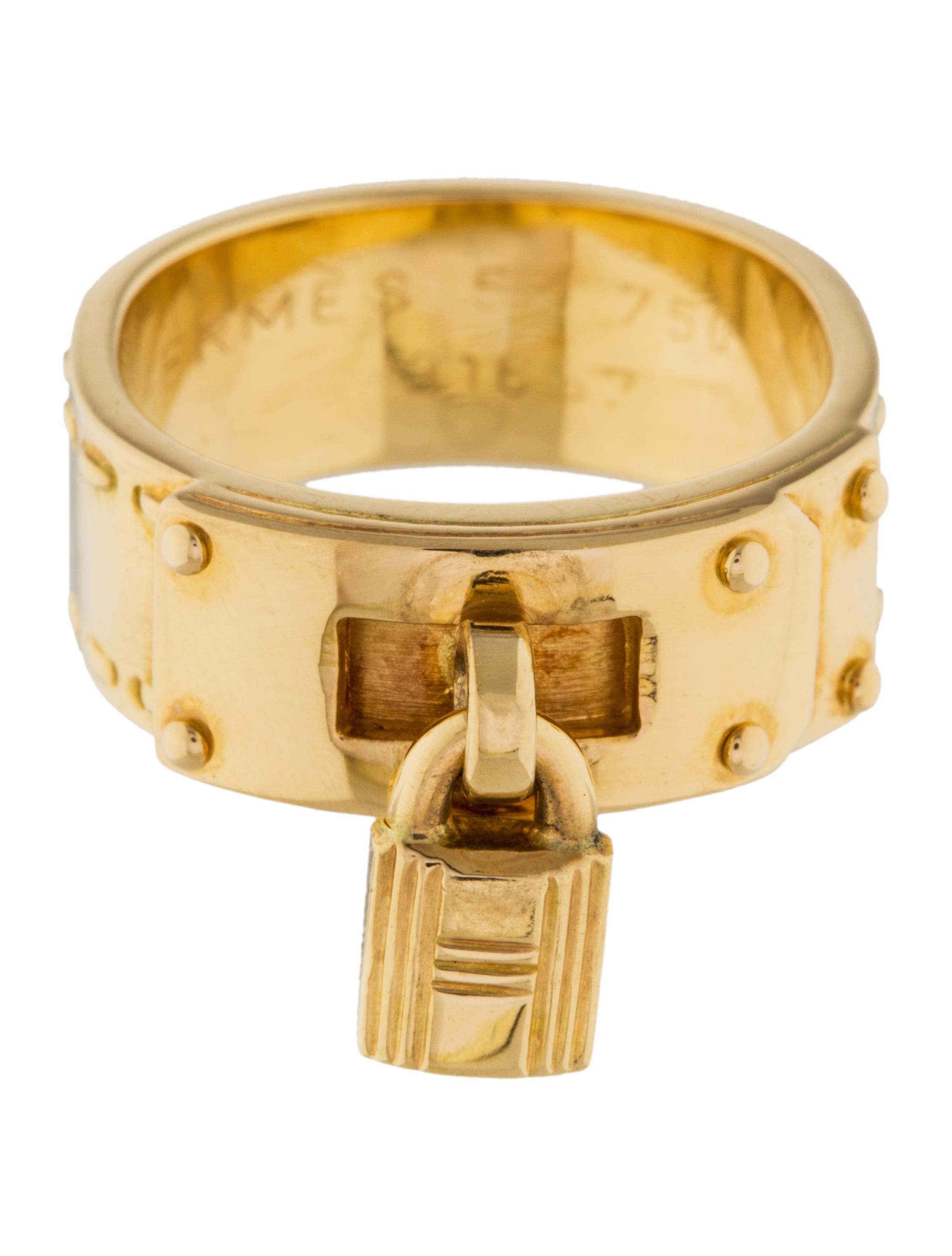 Hermès 18K Cadena Kelly Ring - Rings - HER103876 | The RealReal