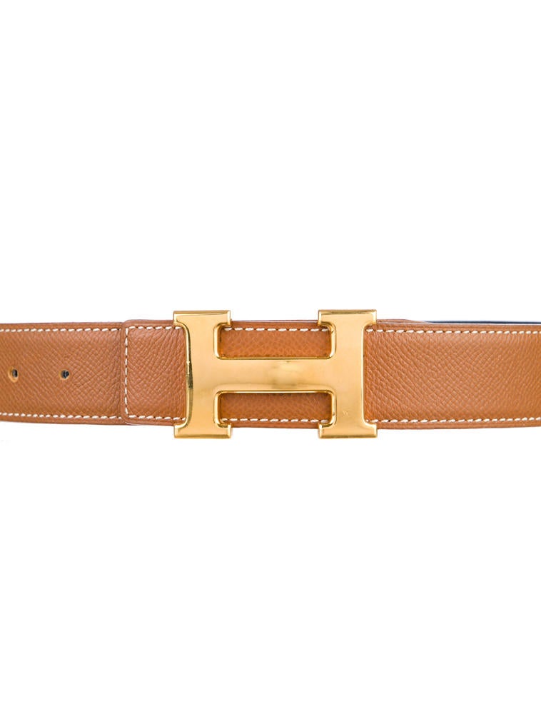 Hermès H Leather Belt - Brown Belts, Accessories - HER23774 | The RealReal