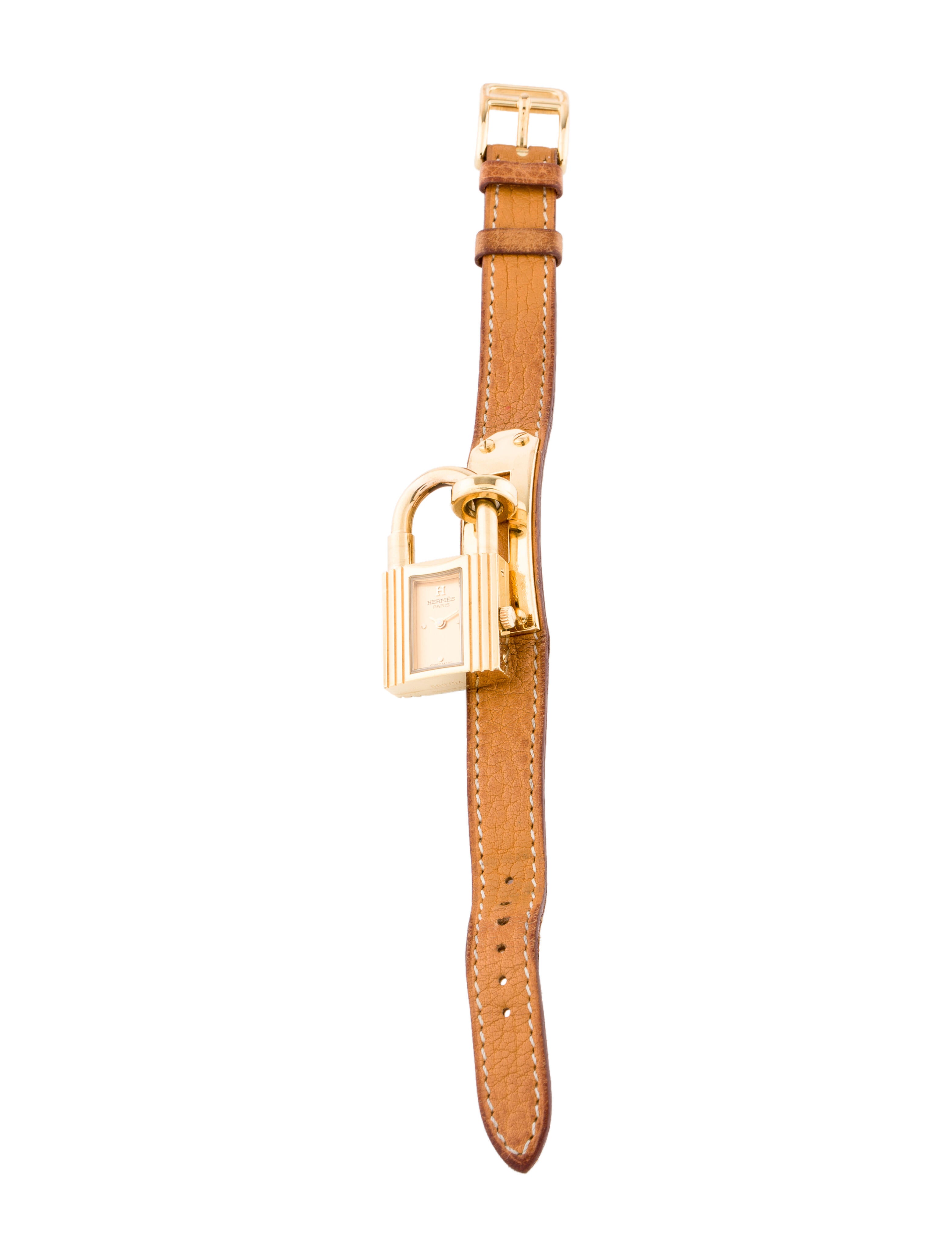 Hermès Kelly Watch - Gold - KE1.201 | The RealReal