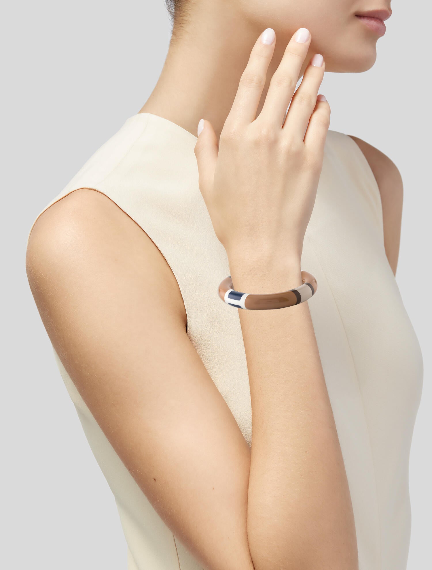 Hermes Rocabar Jumping Bangle Blue Bangle Bracelets HER405672 The RealReal