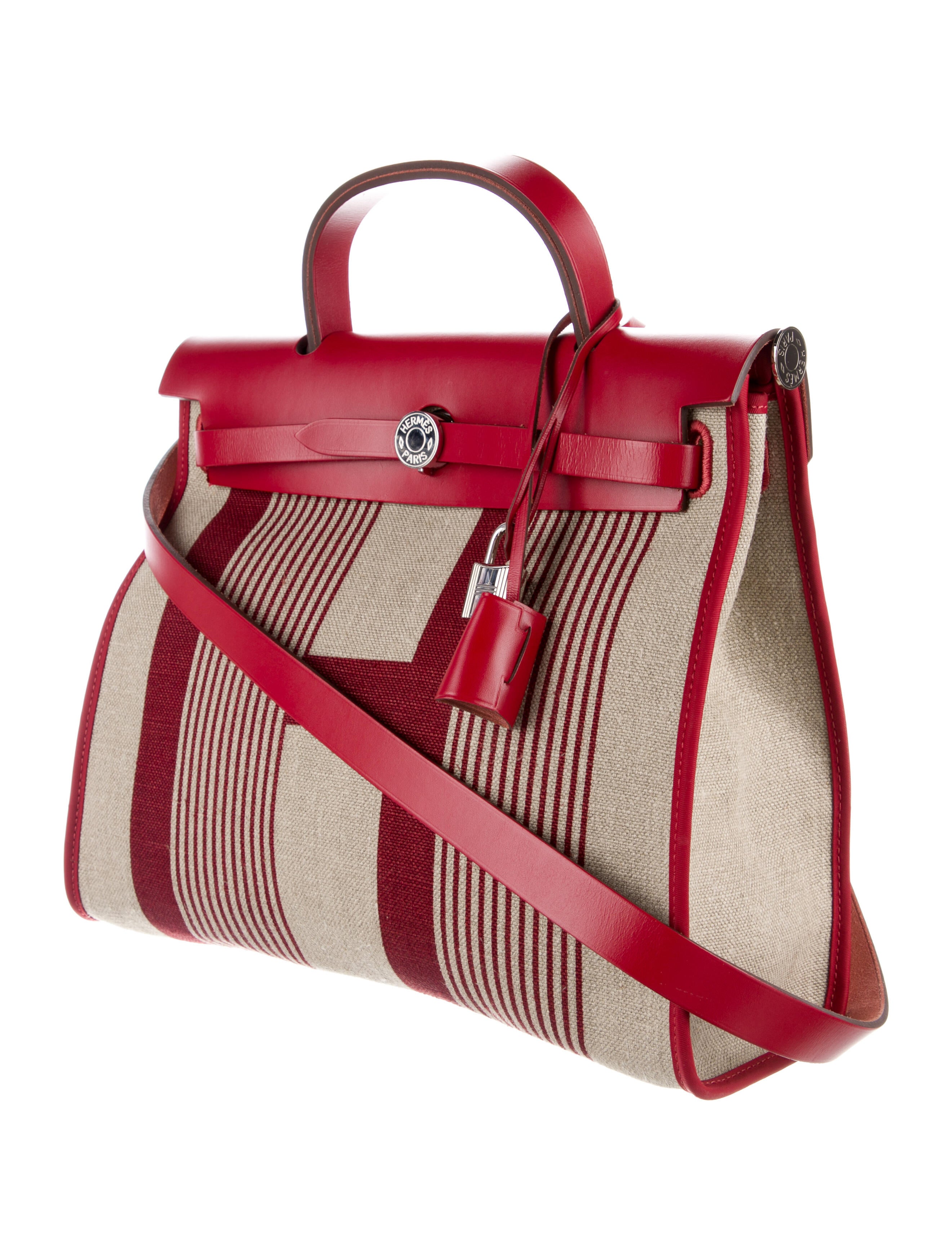 Hermès H Vibration Herbag Zip Retourne 31 - Neutrals Shoulder Bags ...