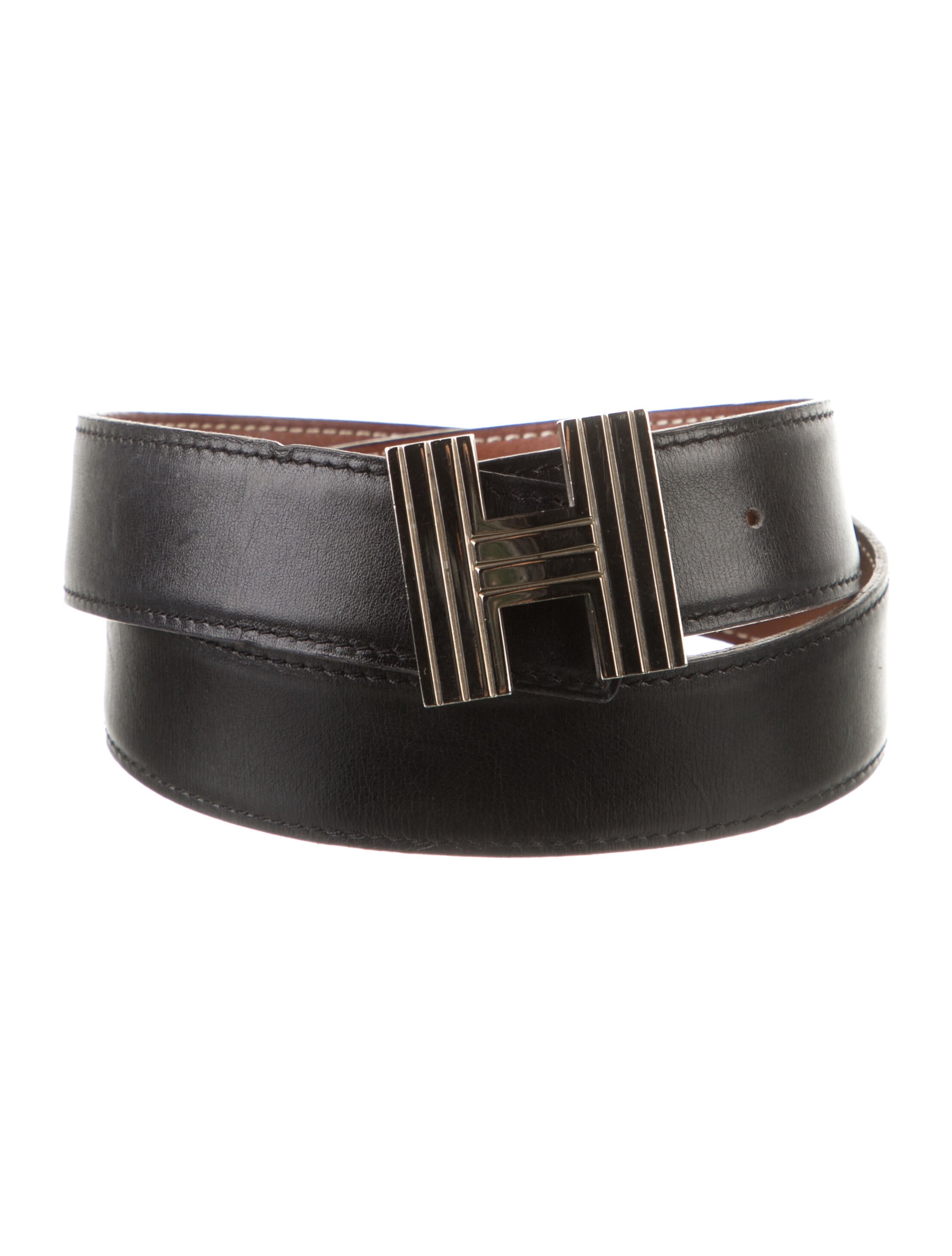 Hermès Reversible H Belt Kit - Black Belts, Accessories - HER66520 ...