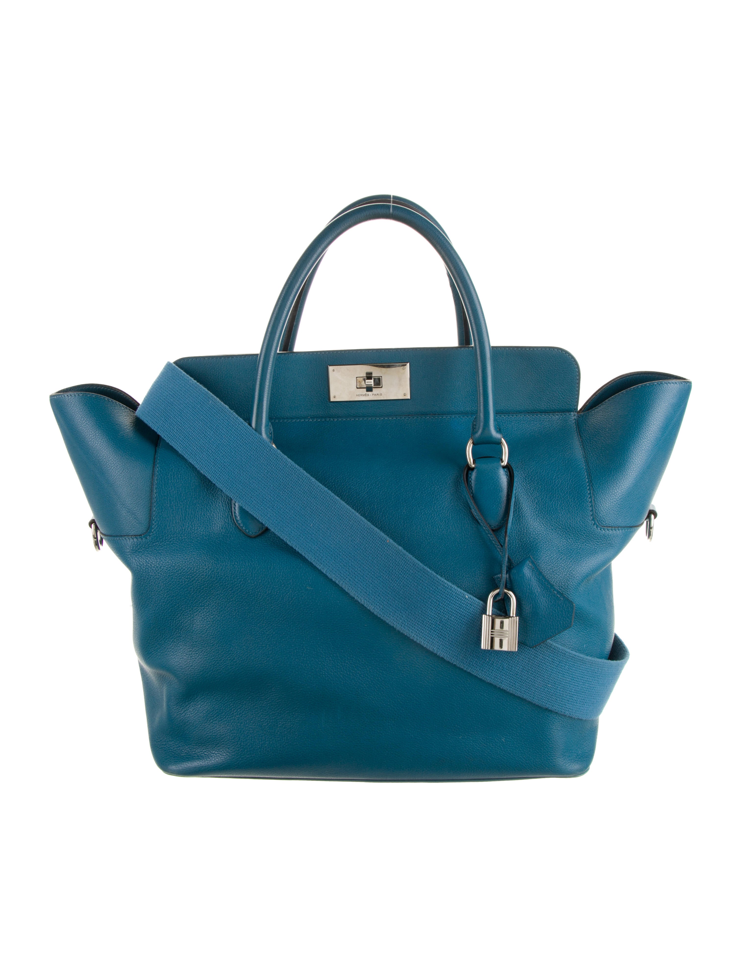 Hermès Evercolor Toolbox 33 - Blue Totes, Handbags - HER455601 | The ...
