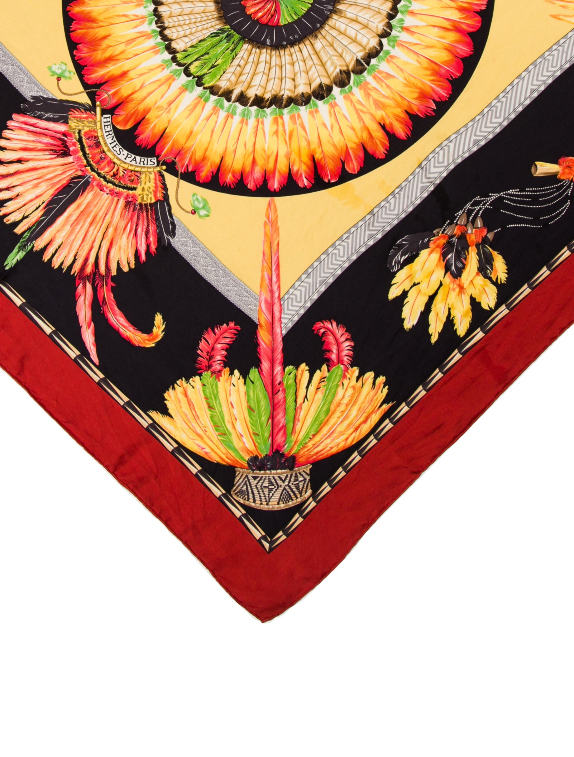 Hermès Brazil Silk Scarf - Green Scarves and Shawls, Accessories ...